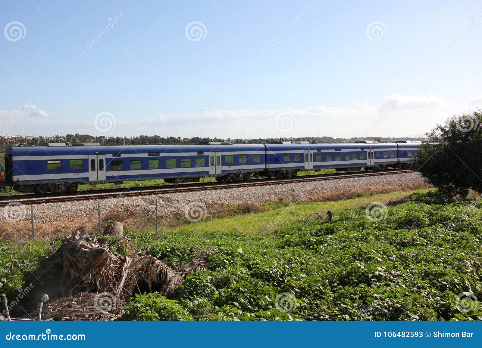 Railway Track - Road with Rail Track Guide. Editorial Stock Photo ...