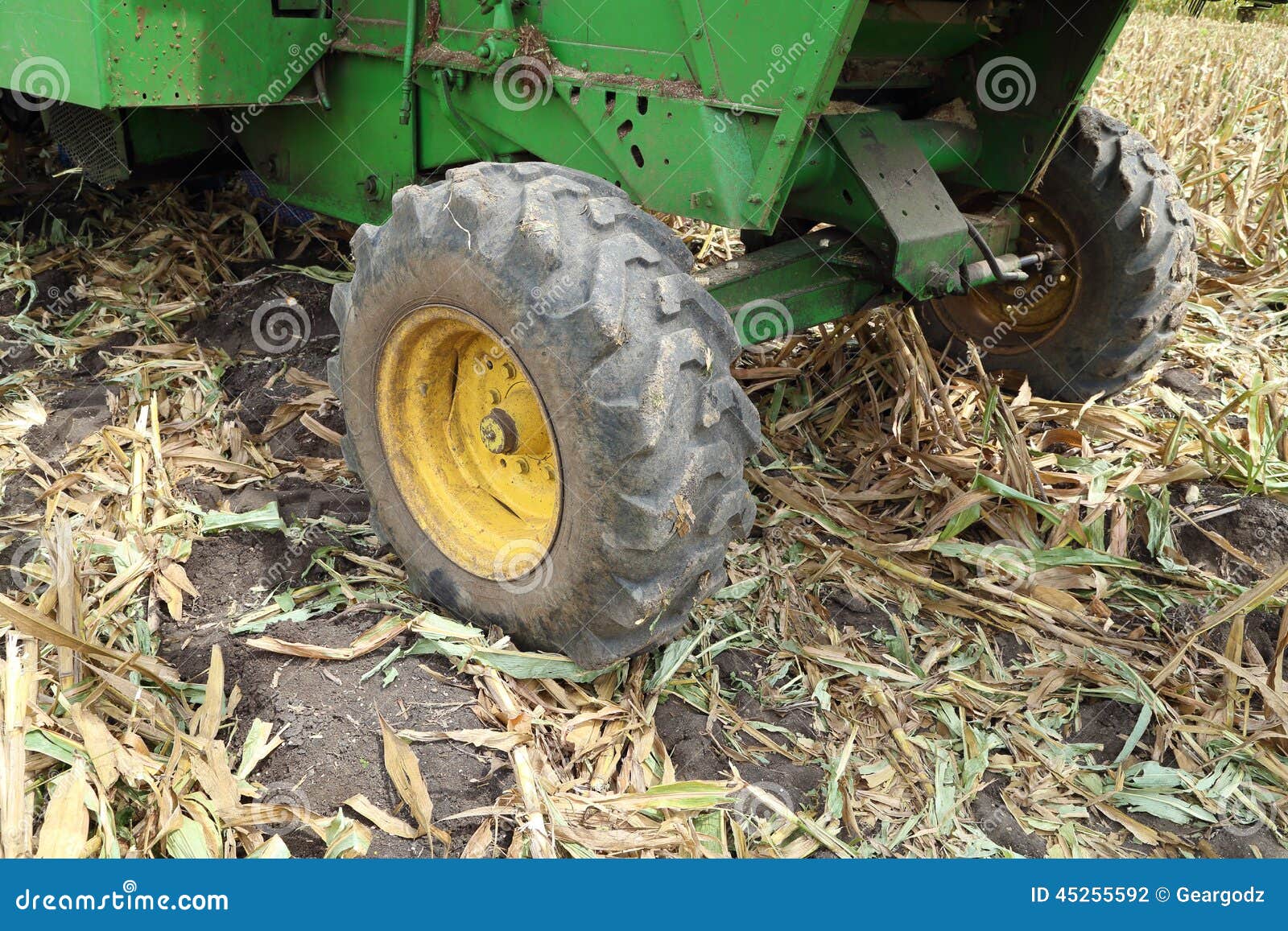 Large Rear Rubber Tractor Tire Editorial Photography - Image of auto ...