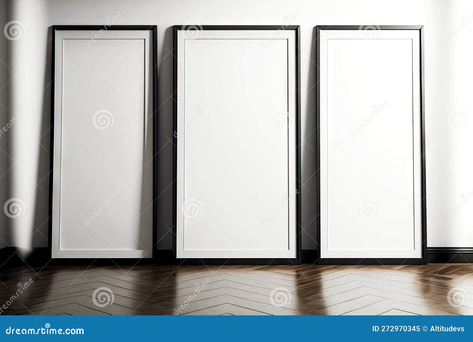 Large Rectangular Picture Frame Mockup for Paintings and Decorations ...