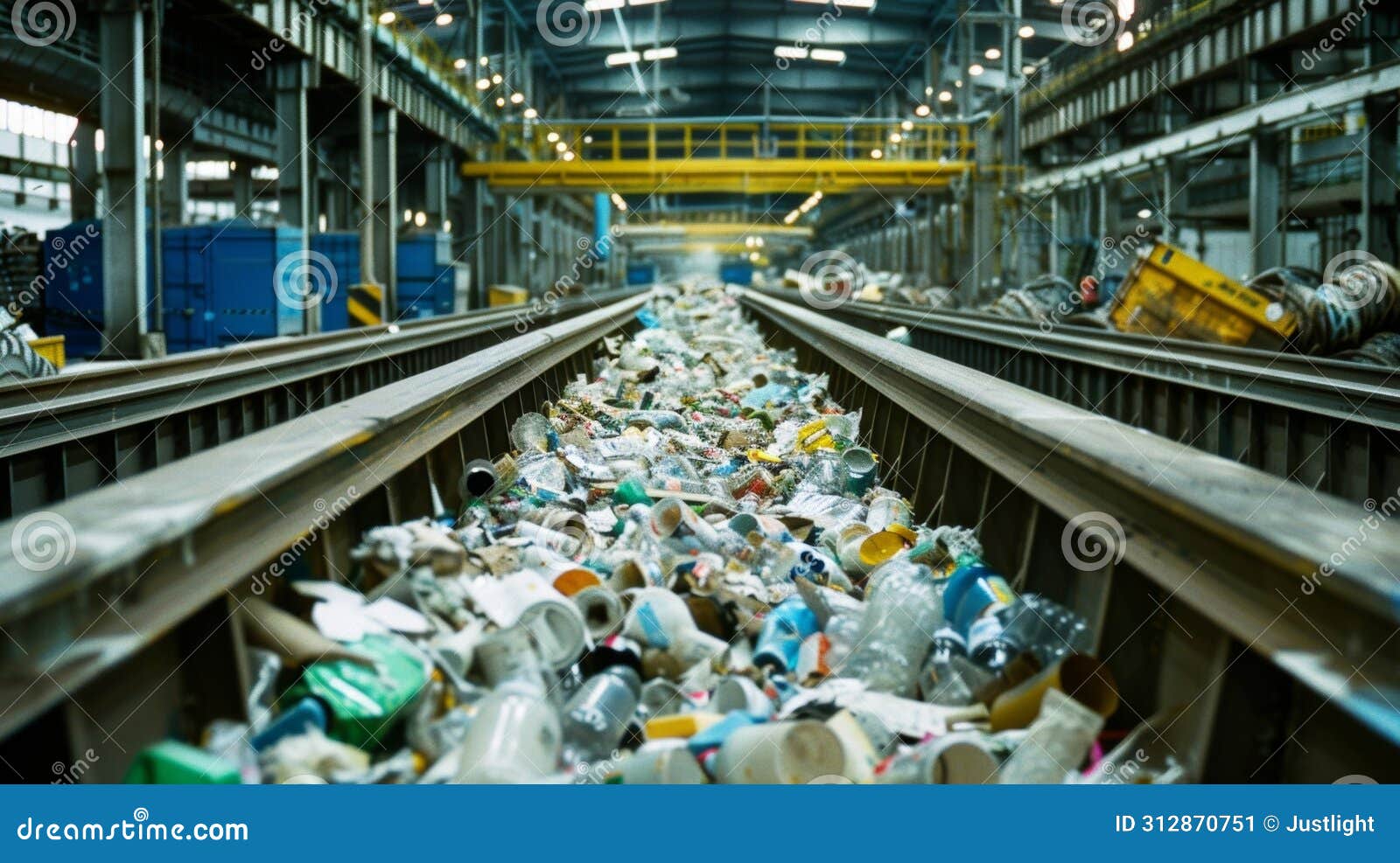 A Large Recycling Plant Onsite Transforms Discarded Materials into ...