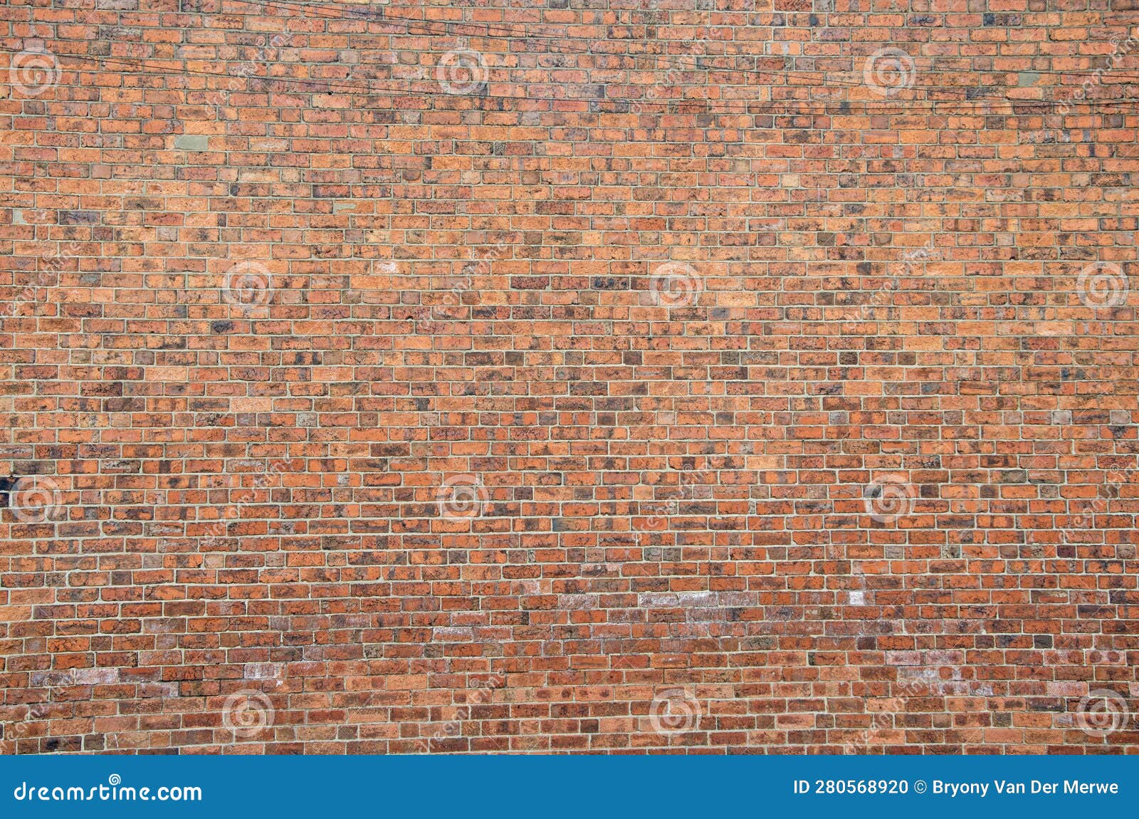 Large Red Brick Wall Full Frame Stock Photo - Image of surface ...
