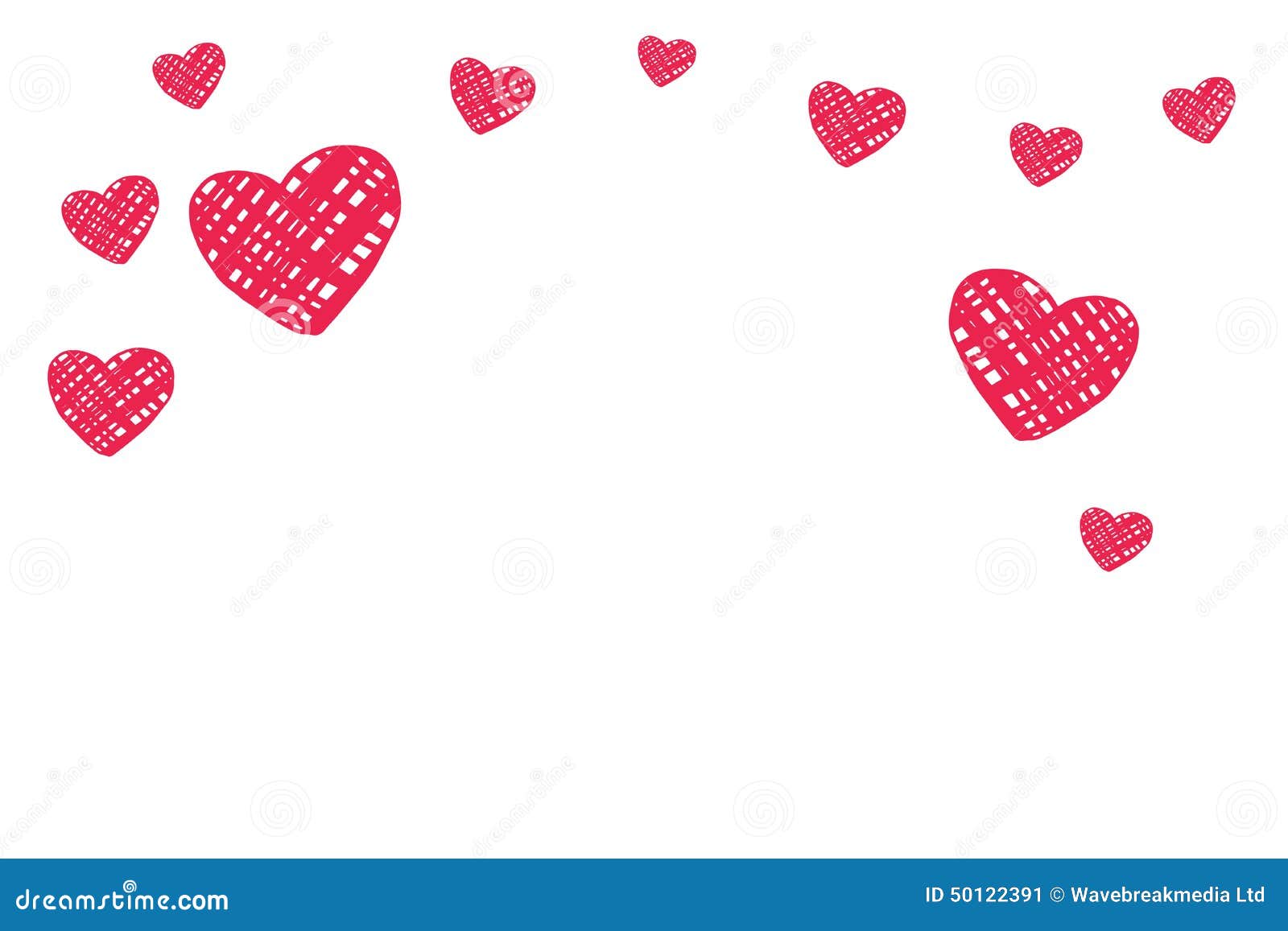 A Large Red Hearts shapes stock illustration. Illustration of valentine ...