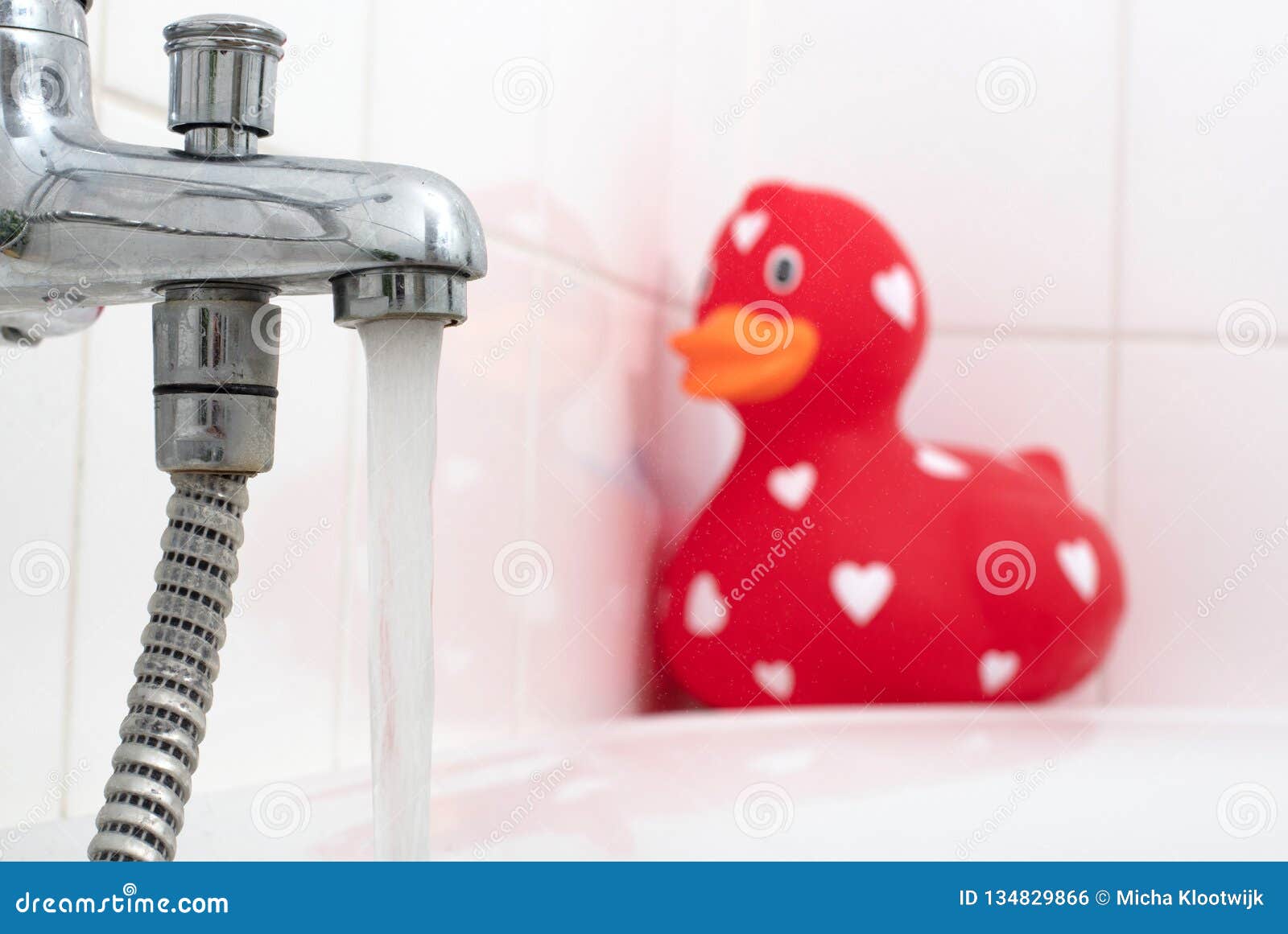 Large red rubber duck stock photo. Image of hearts, lovely - 134829866