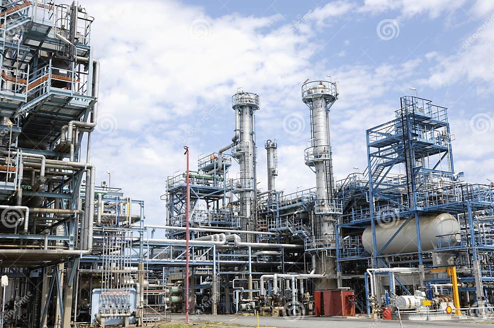 Large refinery interior stock image. Image of energy, substance - 3409479