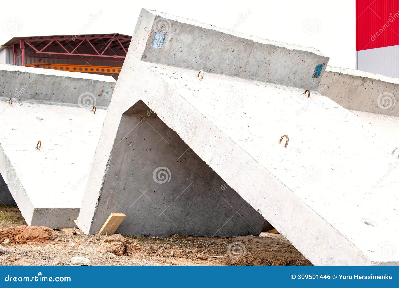 Large Reinforced Concrete Structures at the Construction Site ...