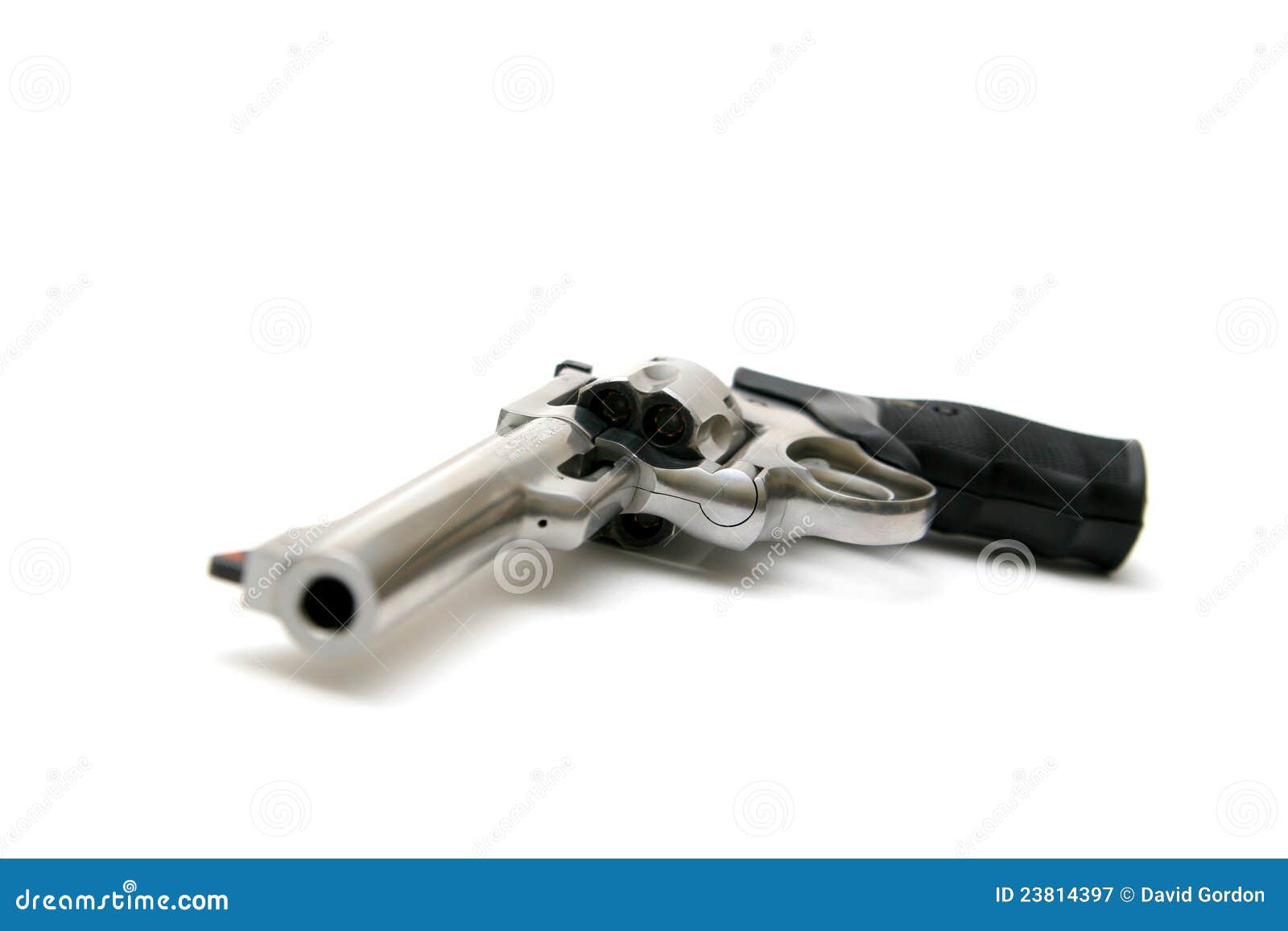 Large Revolver stock image. Image of ammunition, stainless - 23814397