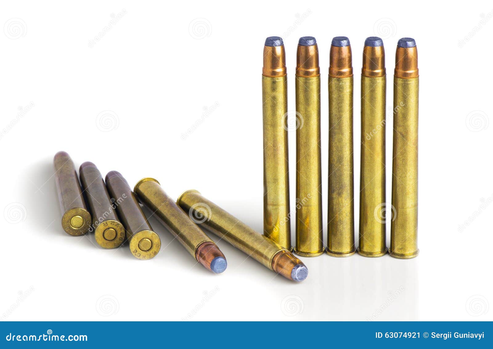 Large rifle bullets stock image. Image of hunting, background - 63074921