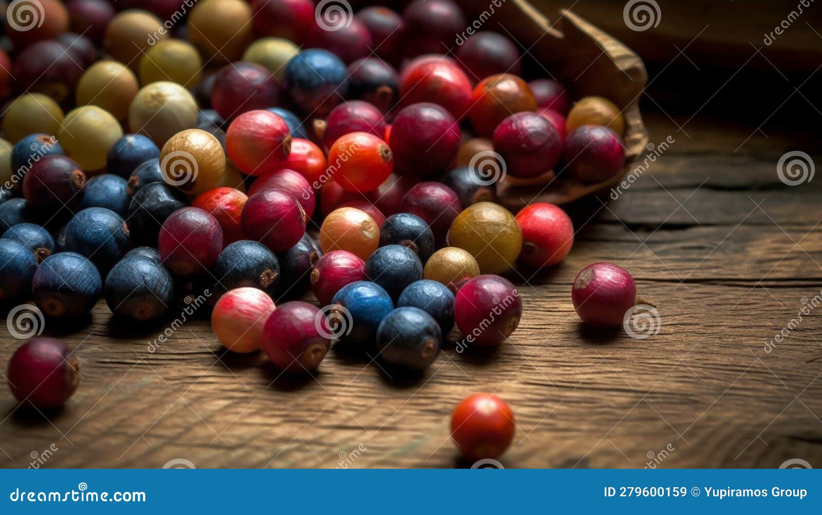 A Large, Ripe, Multi Colored Grape Ball a Gourmet Refreshment Generated ...