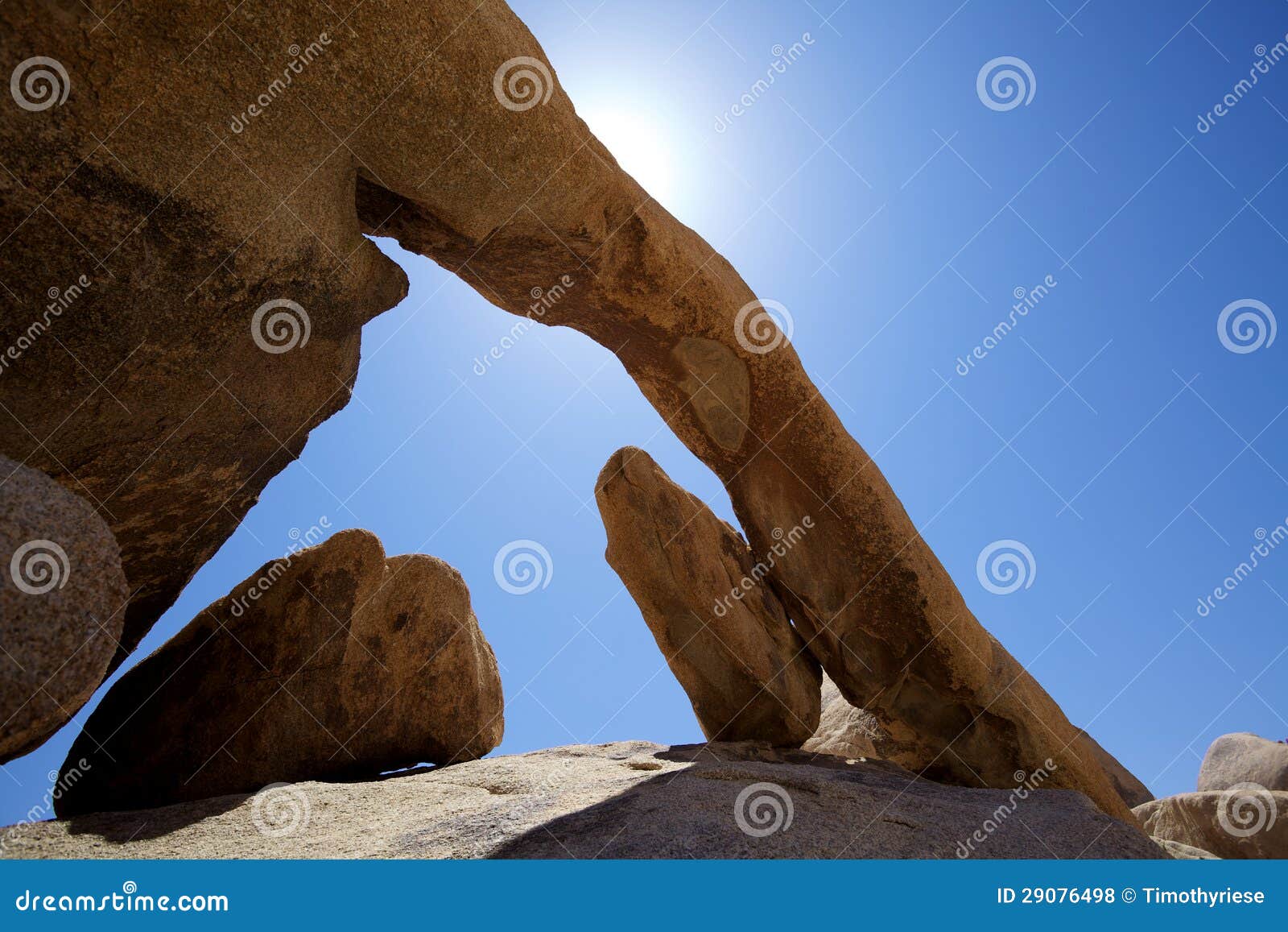 Large Rock Arch stock photo. Image of desert, joshua - 29076498