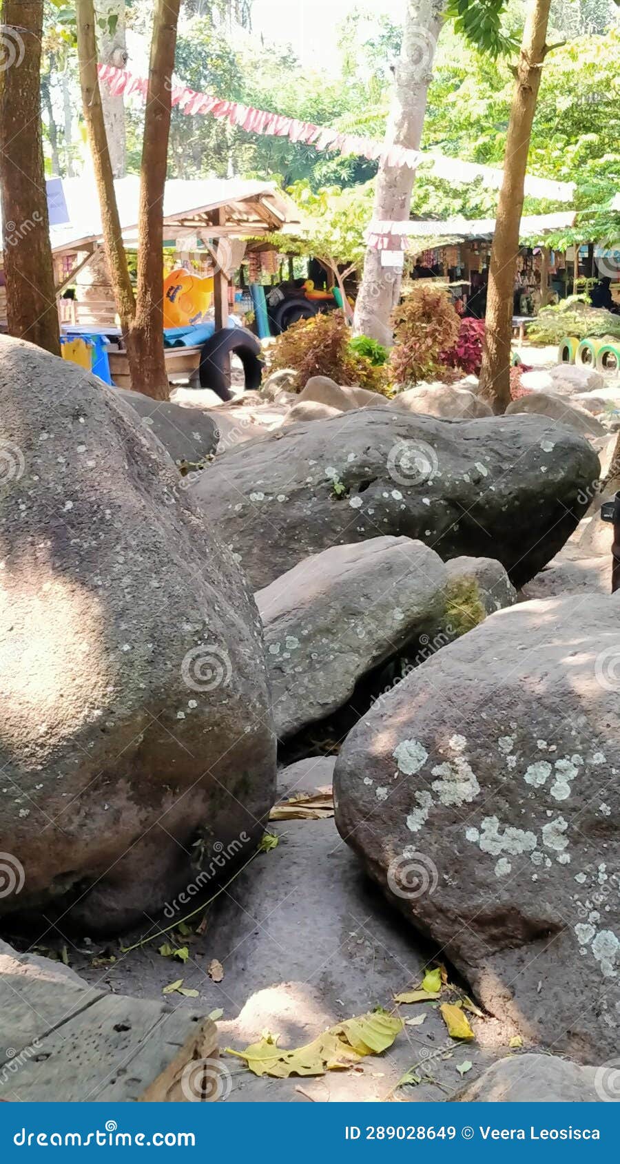 Large Rock from Dredged Water Source Stock Image - Image of water, rock ...