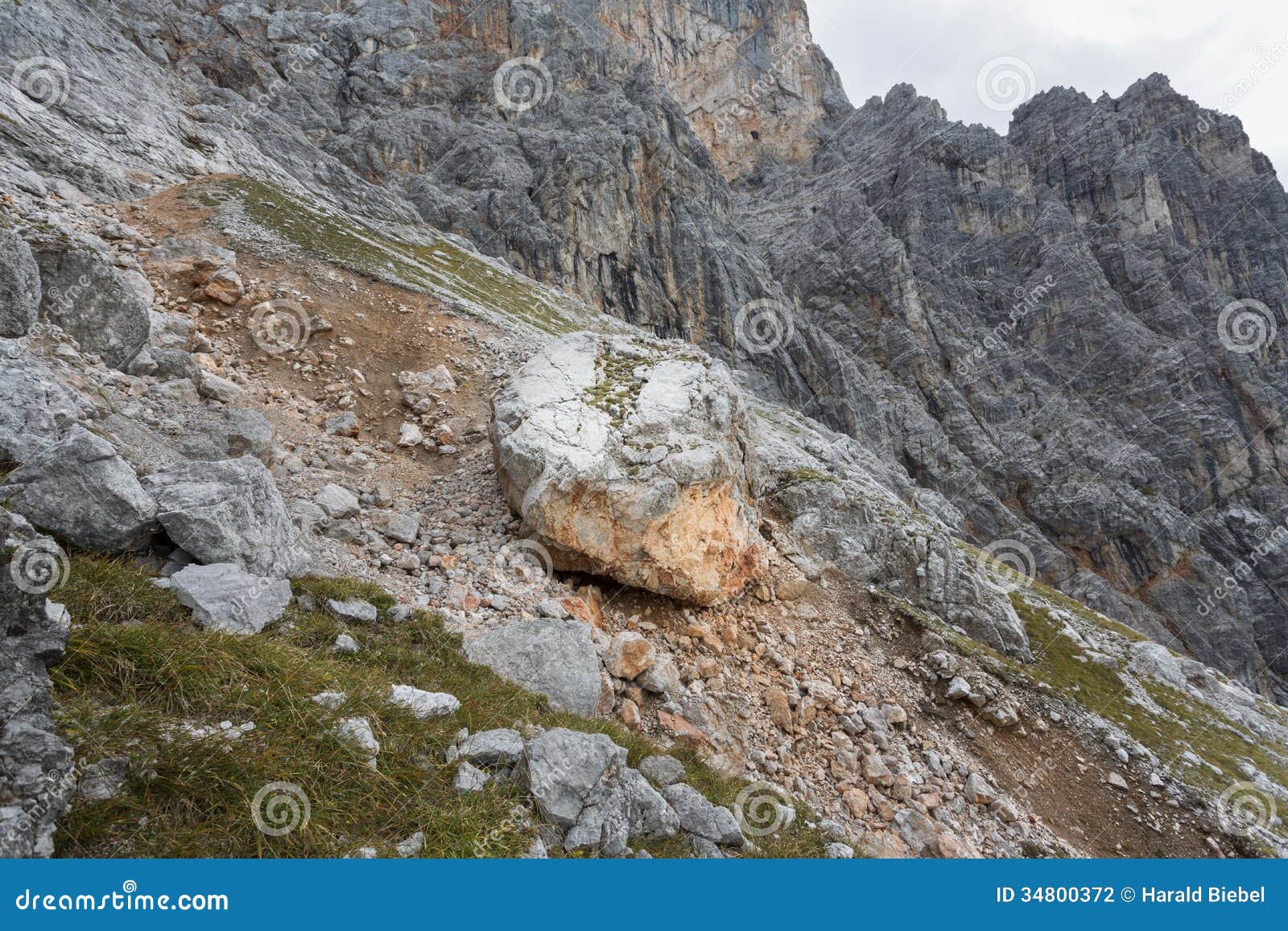 Large Rock in the German Alps Stock Photo - Image of shape, high: 34800372