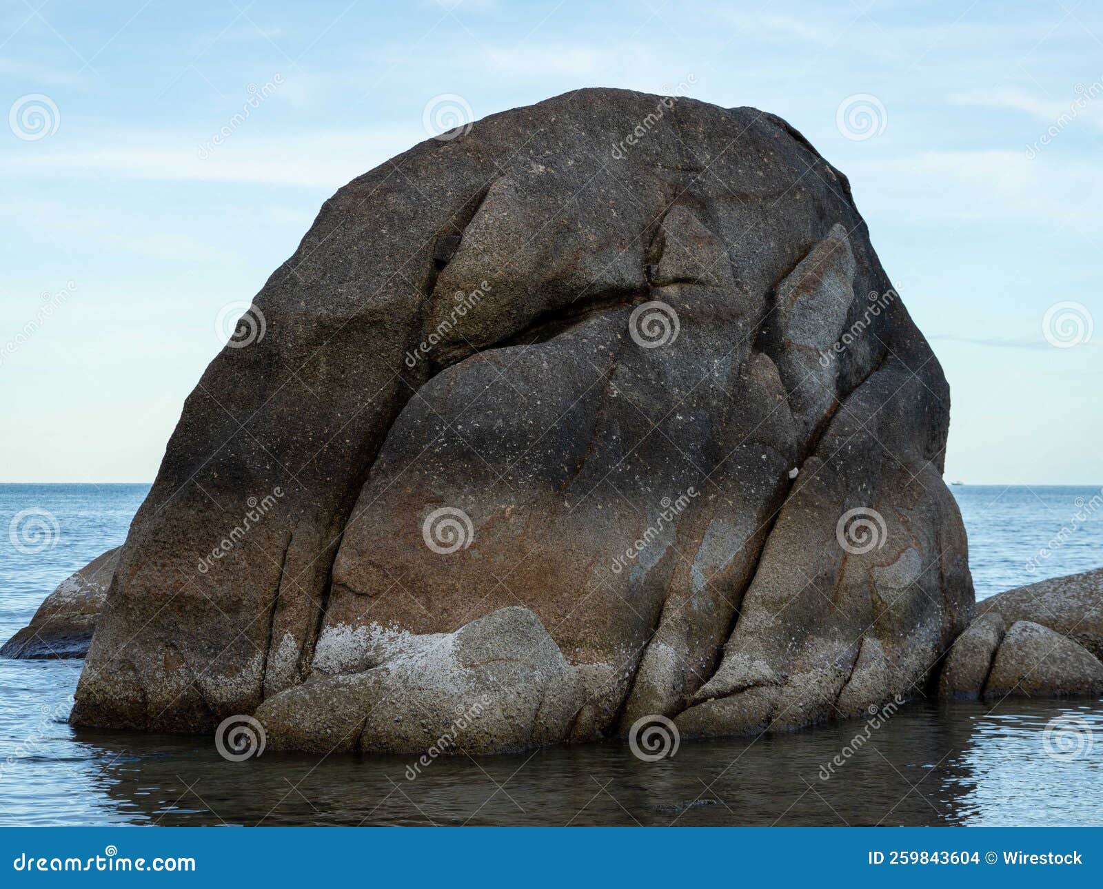 Large Rock in the Ocean at Koh Samui, Thailand Editorial Stock Image ...