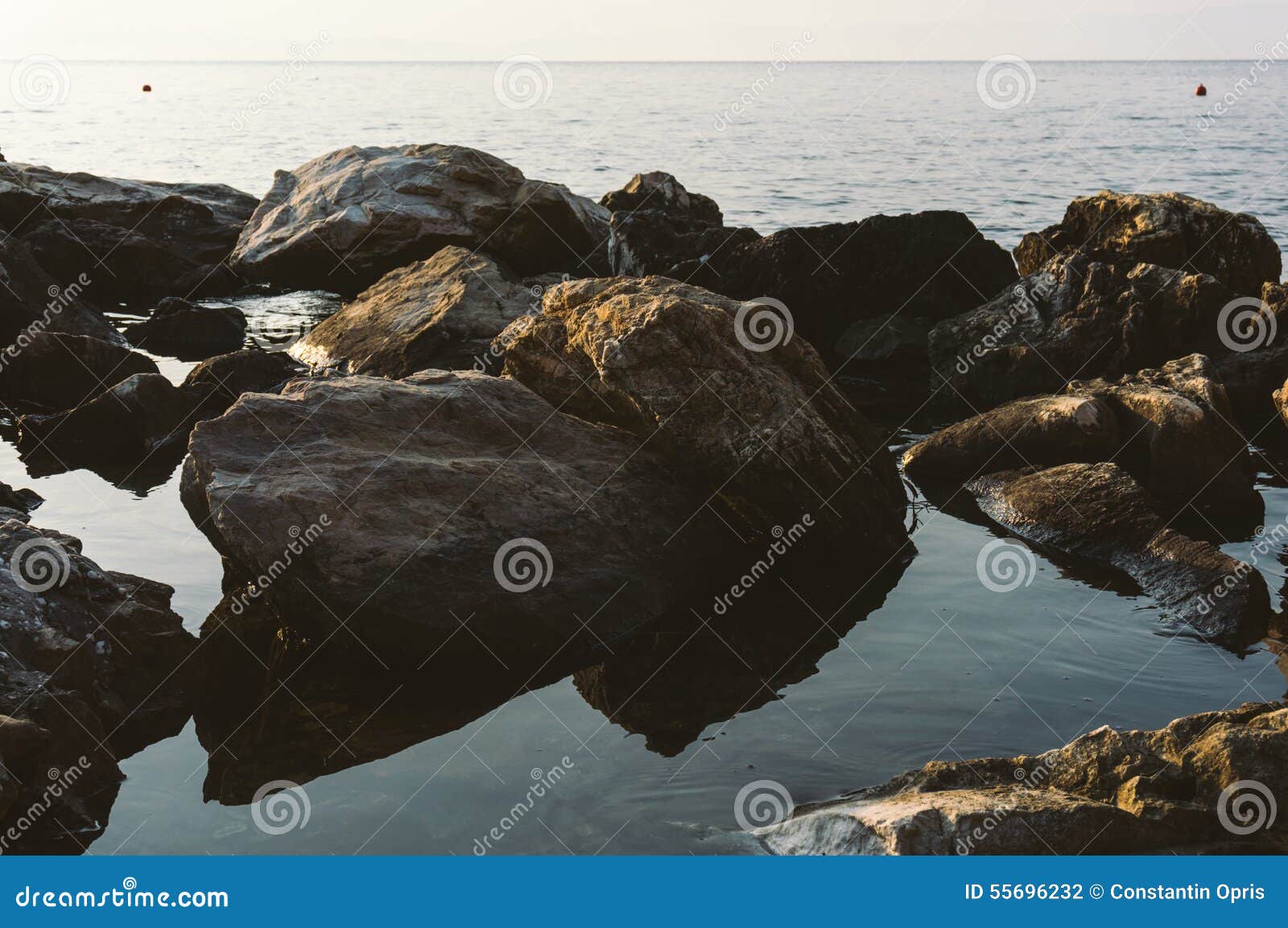 Large rocks on sea stock photo. Image of island, large - 55696232