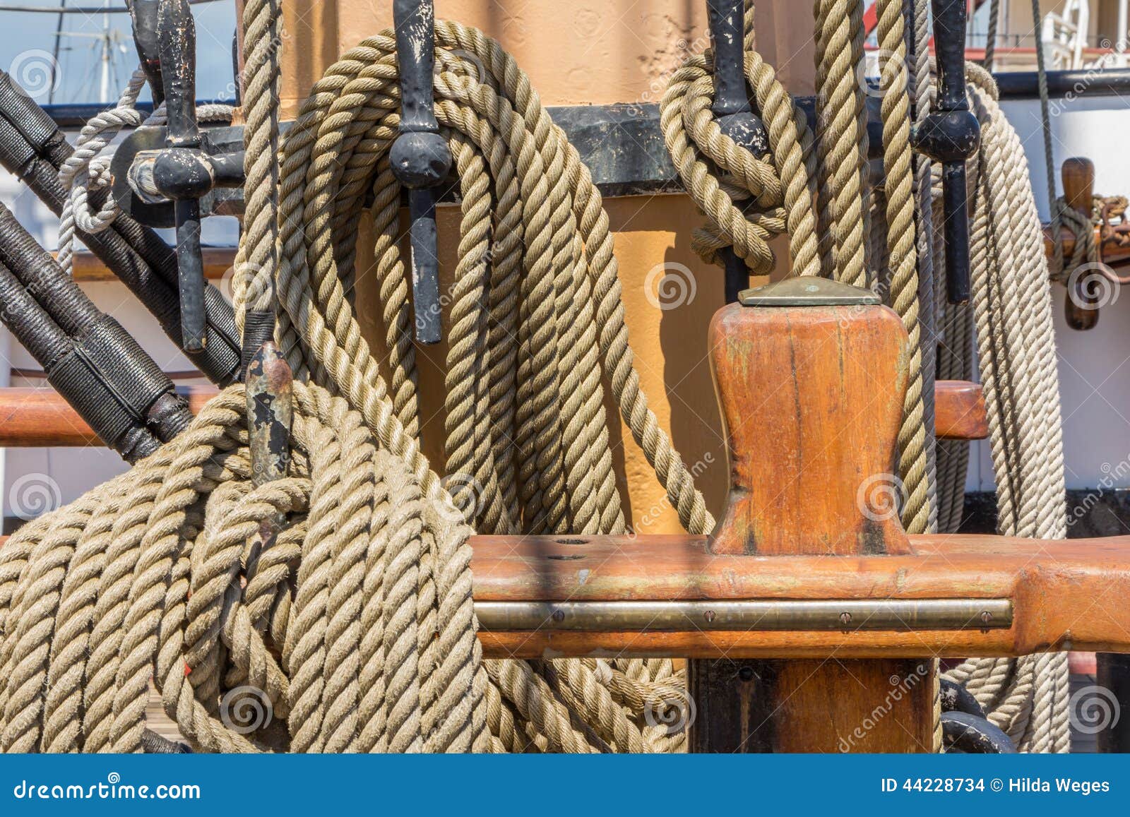 Large Ropes Coiled Together In Patterns. Stock Photo | CartoonDealer ...
