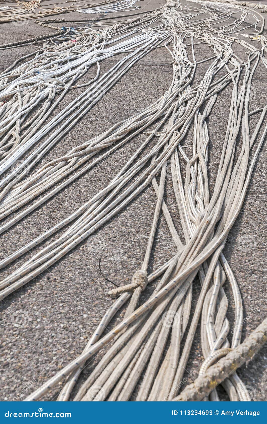 Large Ropes Coiled Together In Patterns. Stock Photo | CartoonDealer ...