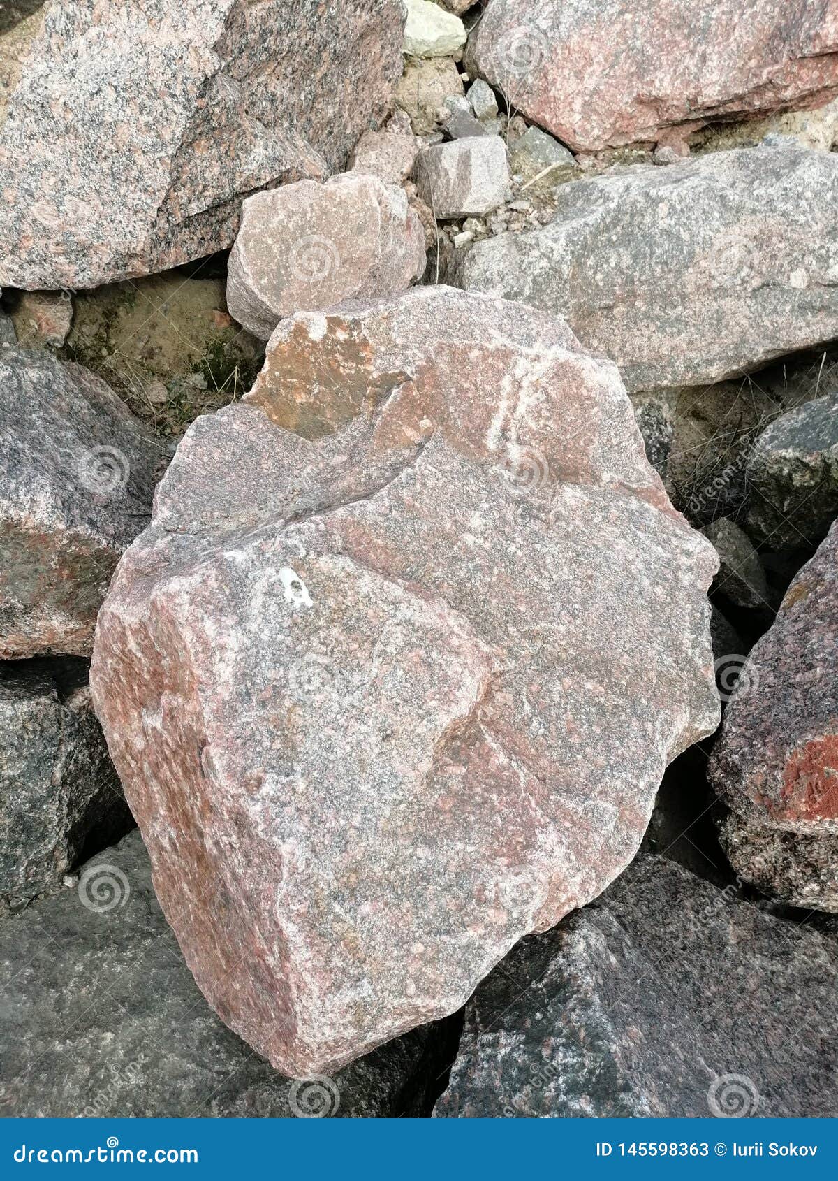 Large multi-colored stones stock image. Image of rock - 145598363