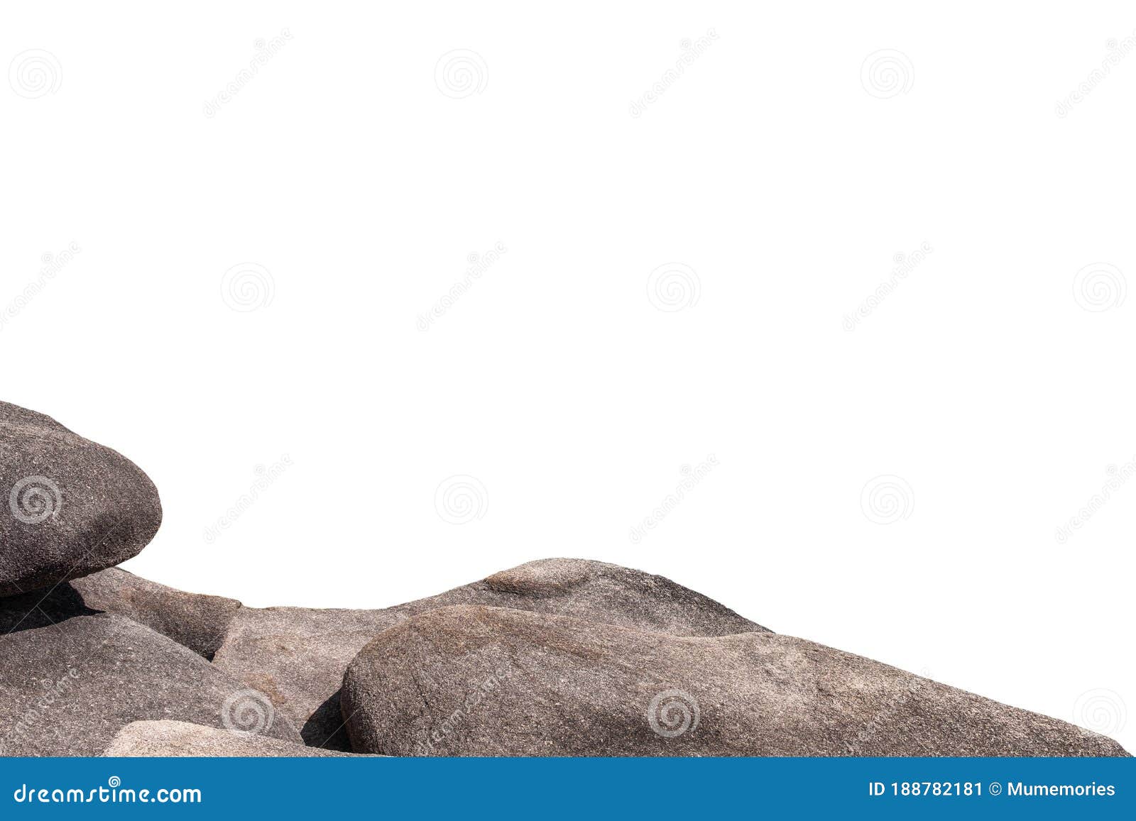 Large Round Rough Stones Stacked on Background Stock Image - Image of ...