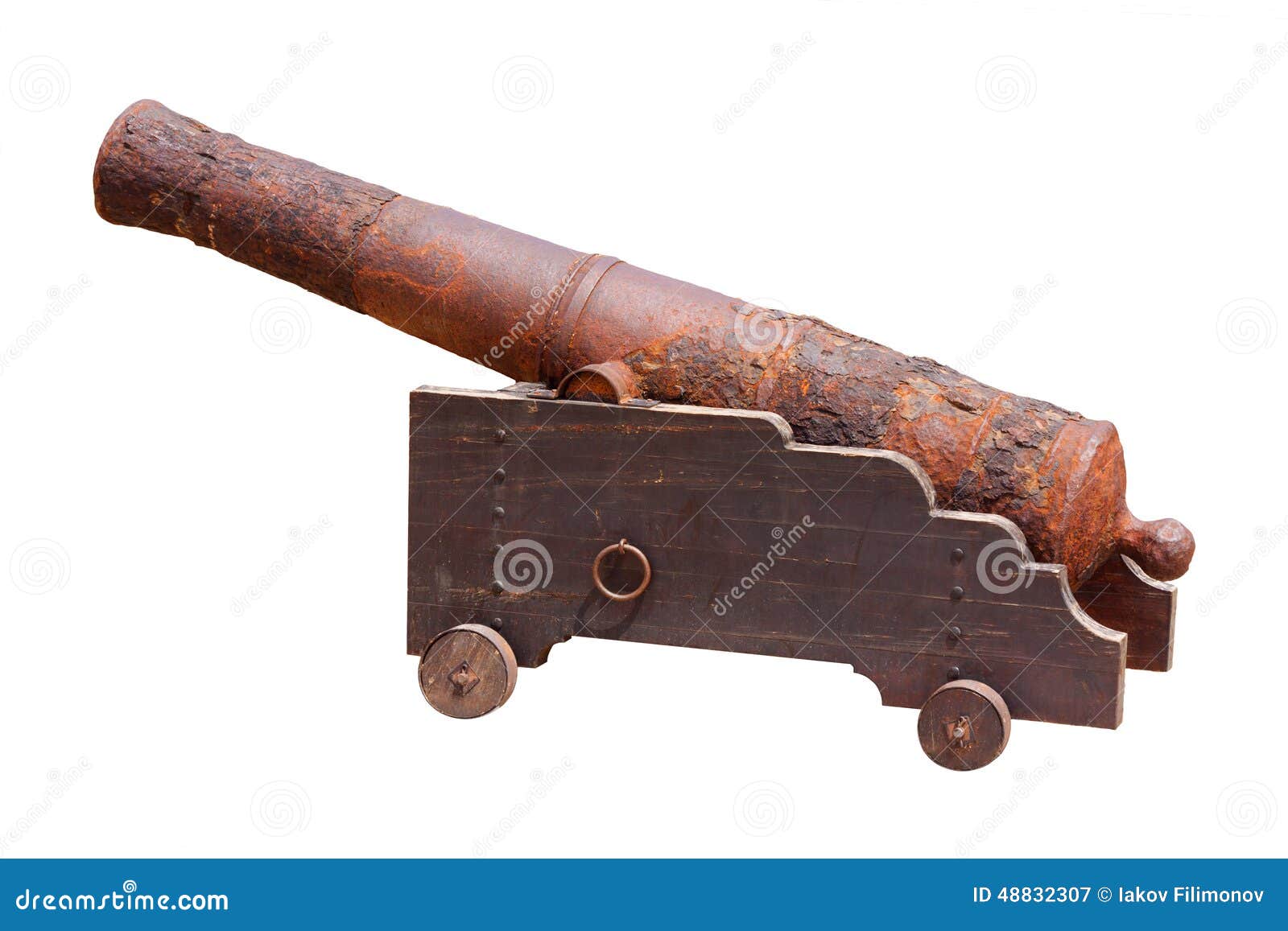 Large rusty cannon stock image. Image of explosive, bellow - 48832307