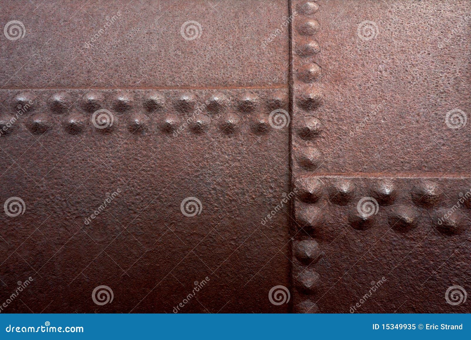 Large rusty rivets stock image. Image of industrial, oxidized - 15349935