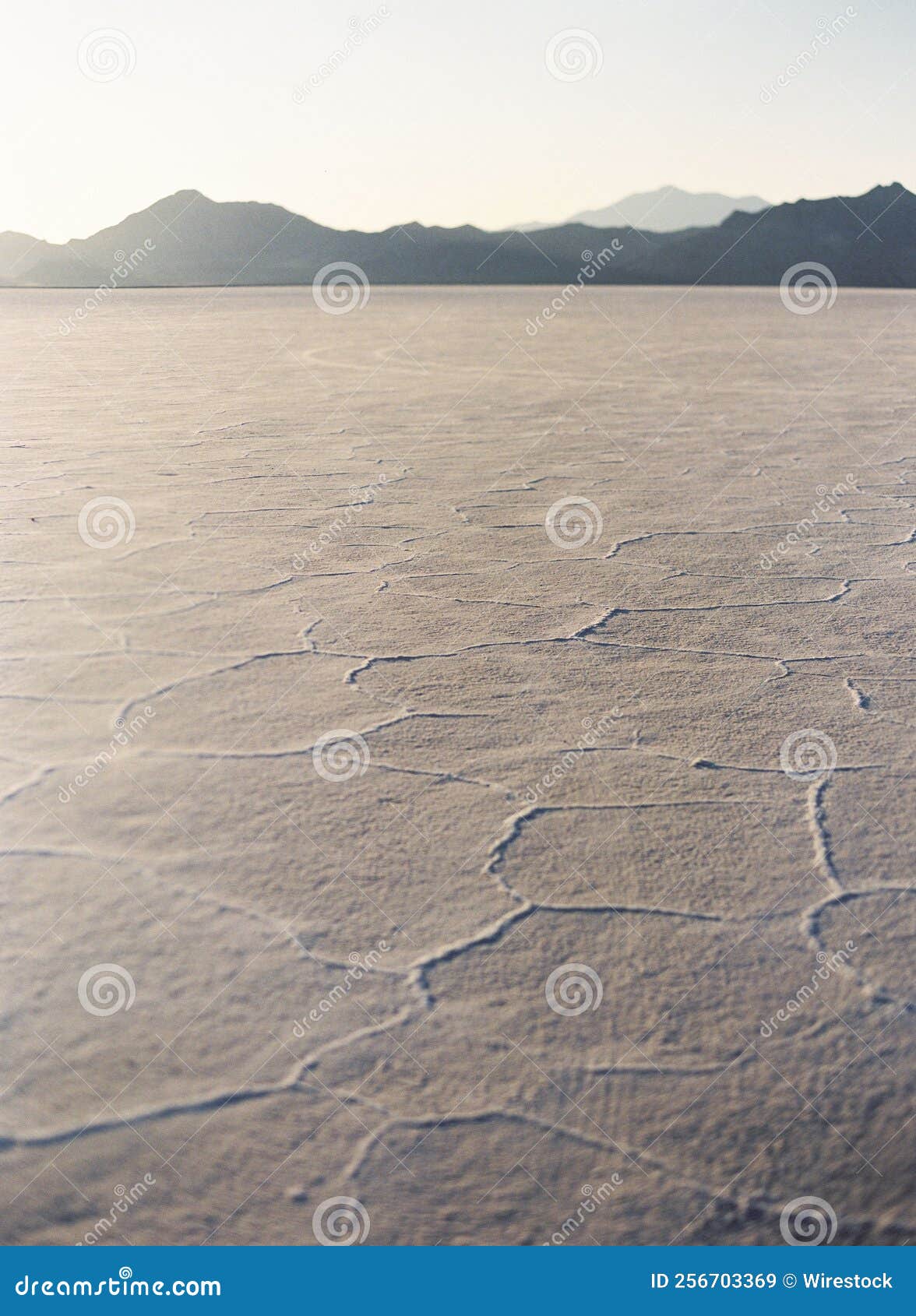 Large Sand Valley Dunes with Silhouette Cliffs on the Horizon Stock ...