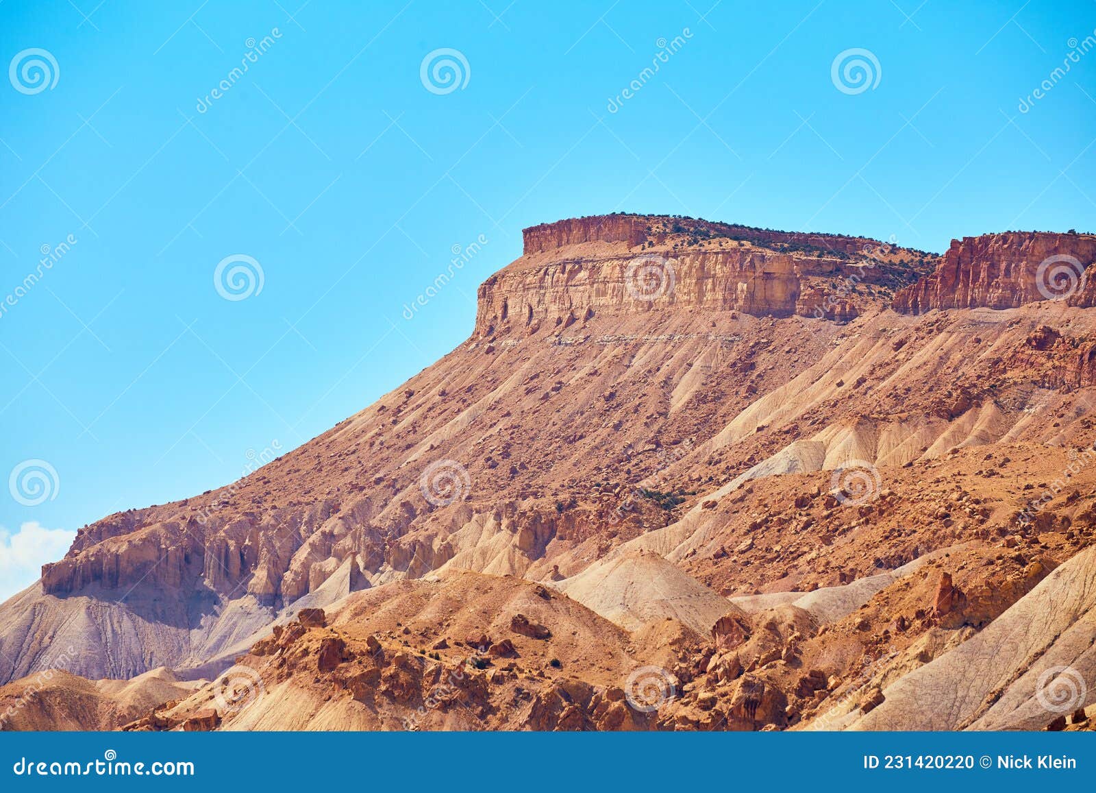 Large Sandy Mountains in Desert Stock Photo - Image of rock, southwest ...