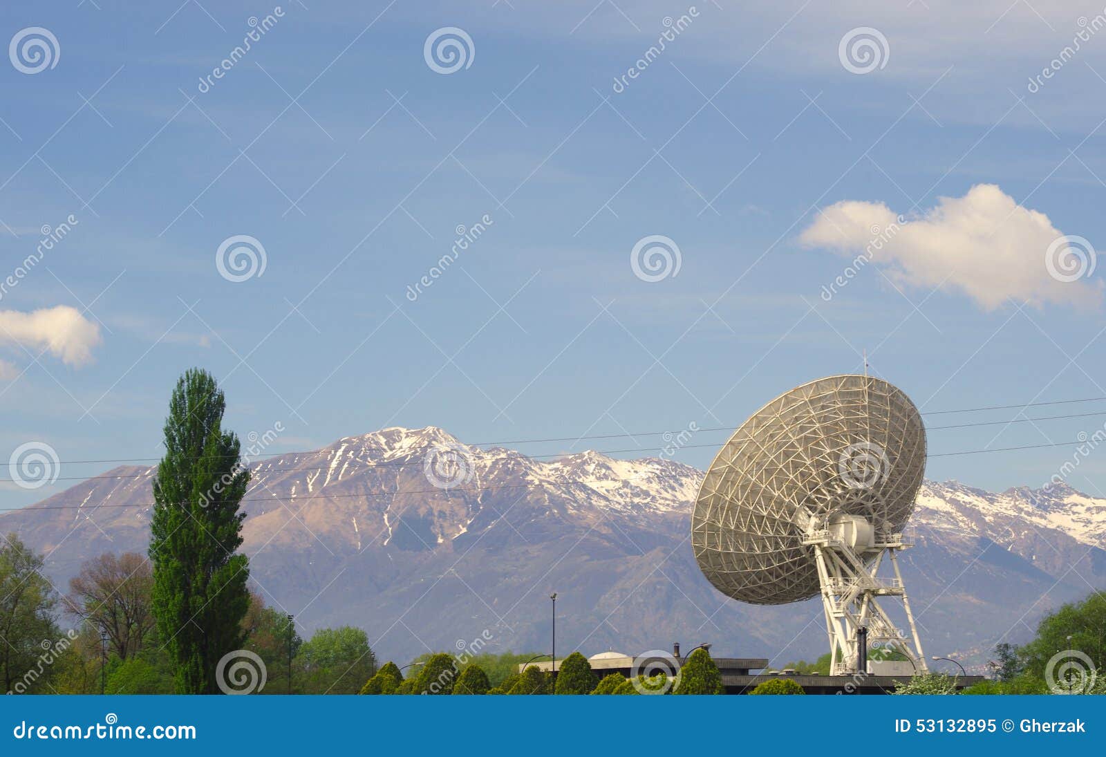 Large satellite dish stock image. Image of dish, parabolic - 53132895
