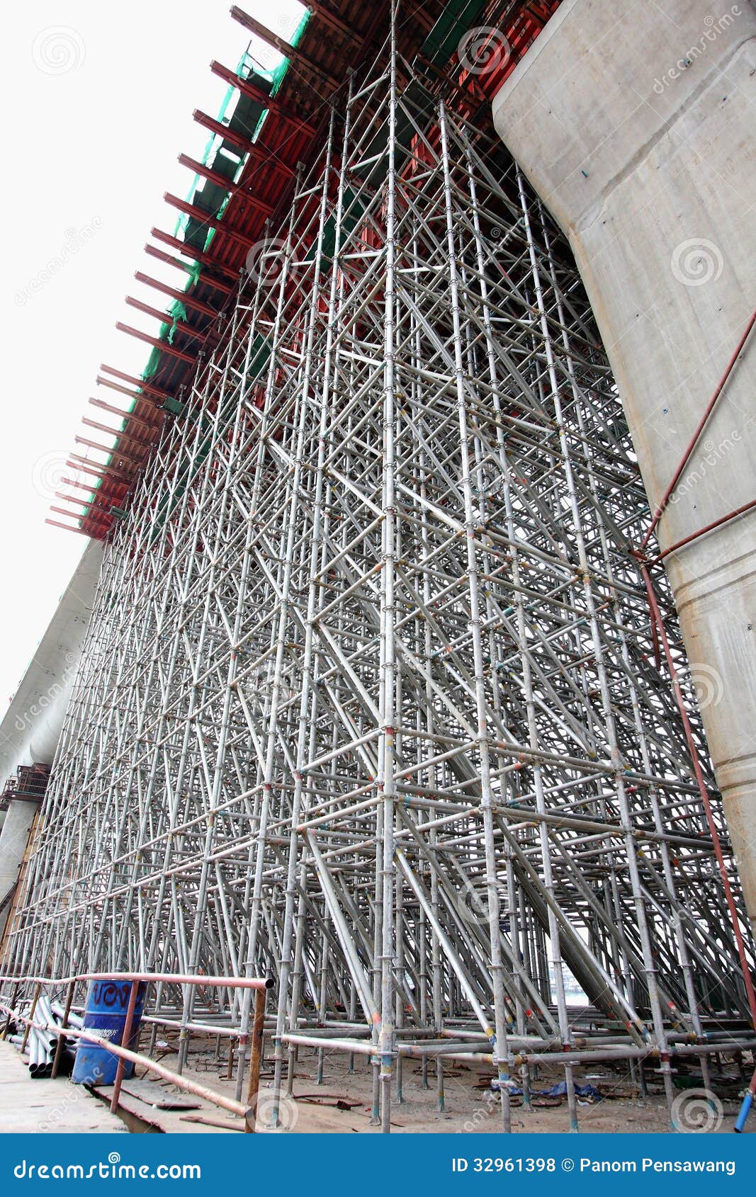 Large scaffolding joints stock photo. Image of business - 32961398