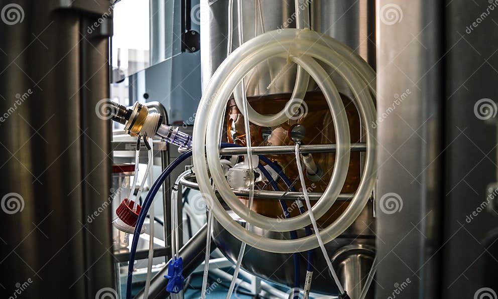 Large scale bioreactor stock image. Image of reactor - 47167415