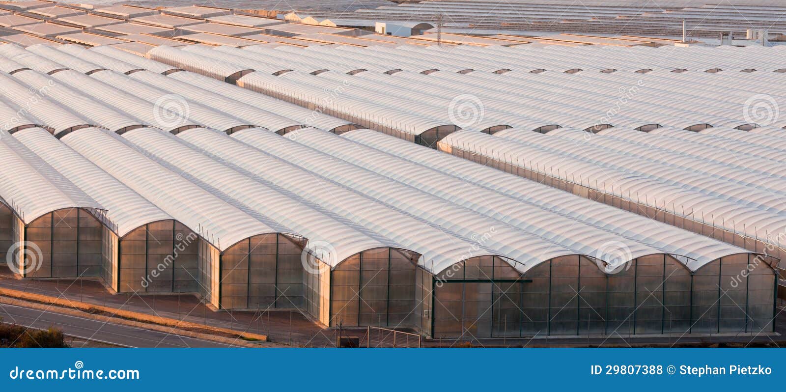 Industrial Greenhouse To Grow Off-season Veggies Stock Photo - Image of ...