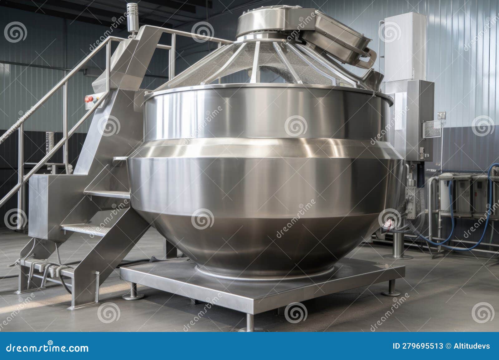 Large-scale Commercial Mixer and Processor, Processing Ingredients for ...