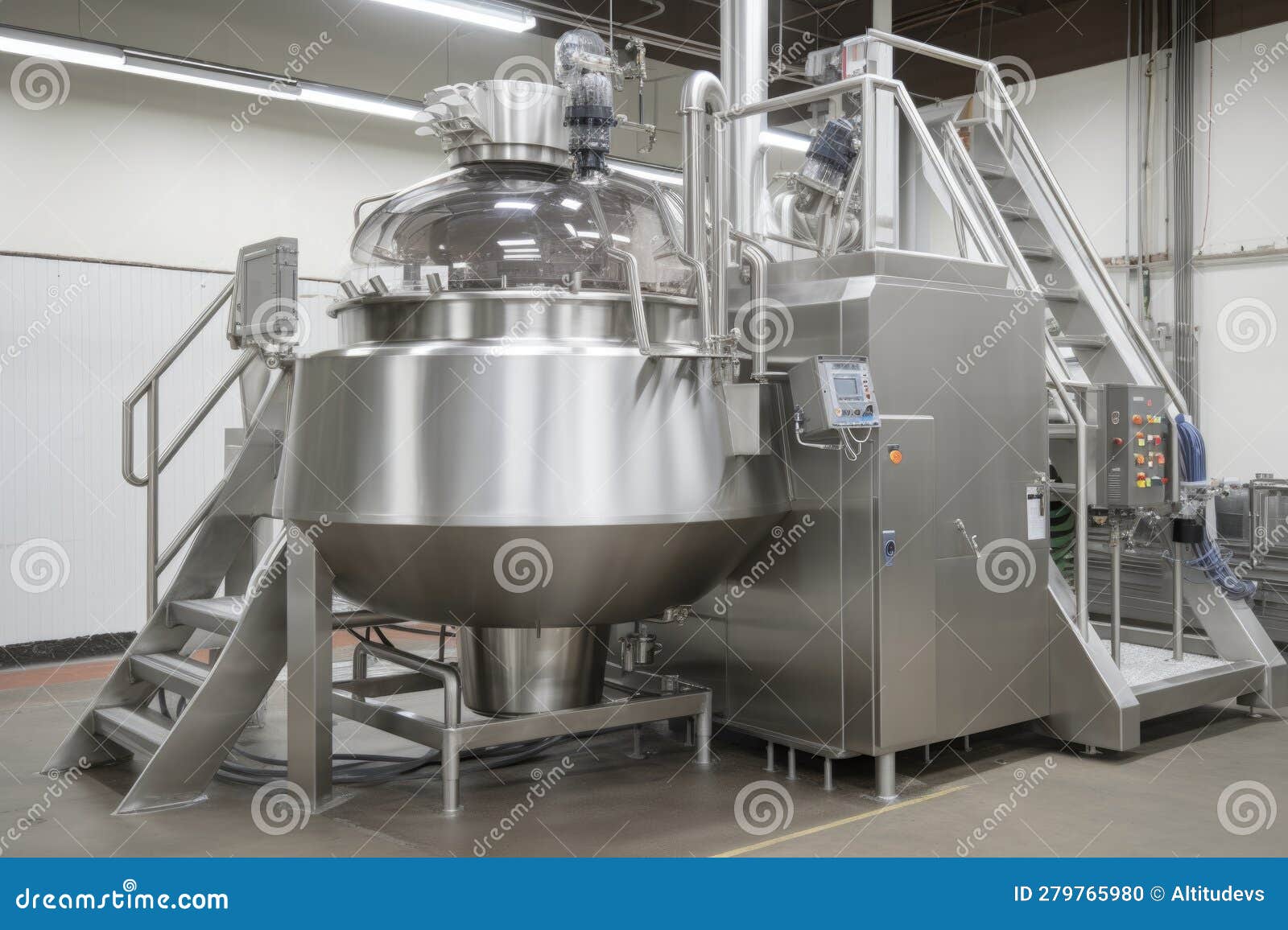 Large-scale Commercial Mixer and Processor, Processing Ingredients for ...