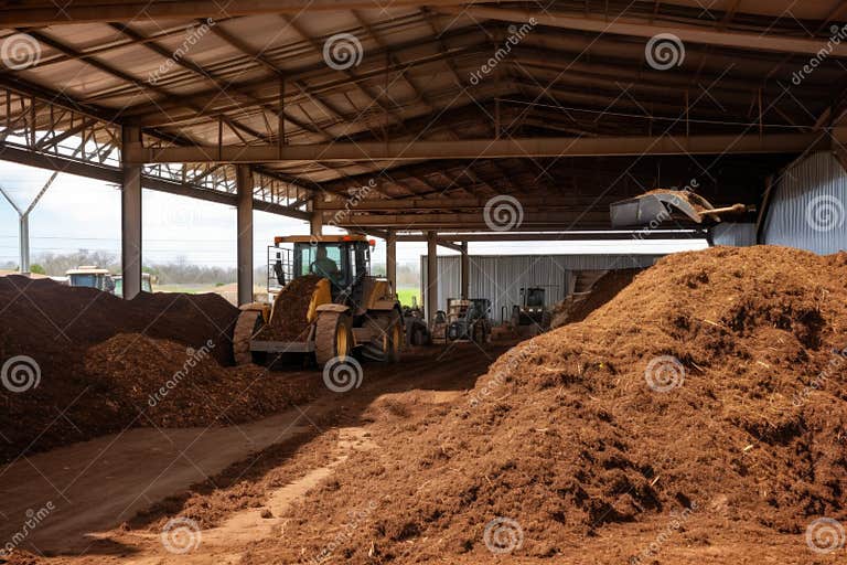 Large-scale Composting Operation, with Hundreds of Tons of Material ...