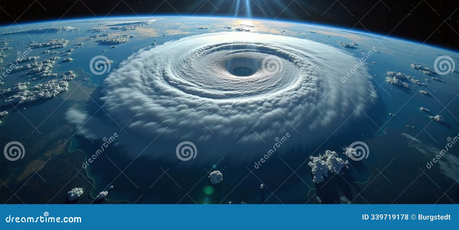 Large-scale Cyclone or Hurricane that Originated in the Ocean and is ...