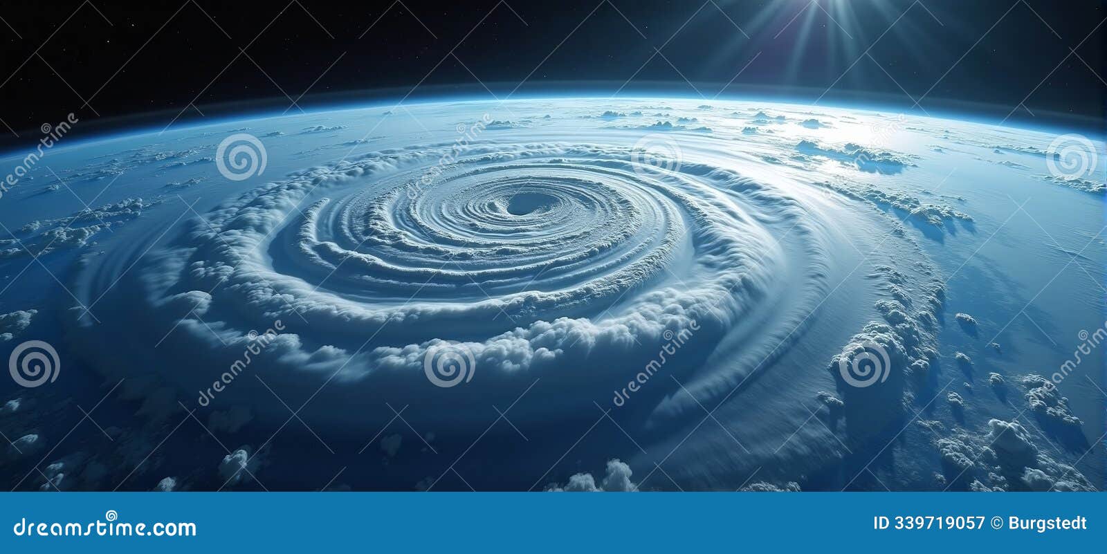 Large-scale Cyclone or Hurricane that Originated in the Ocean and is ...