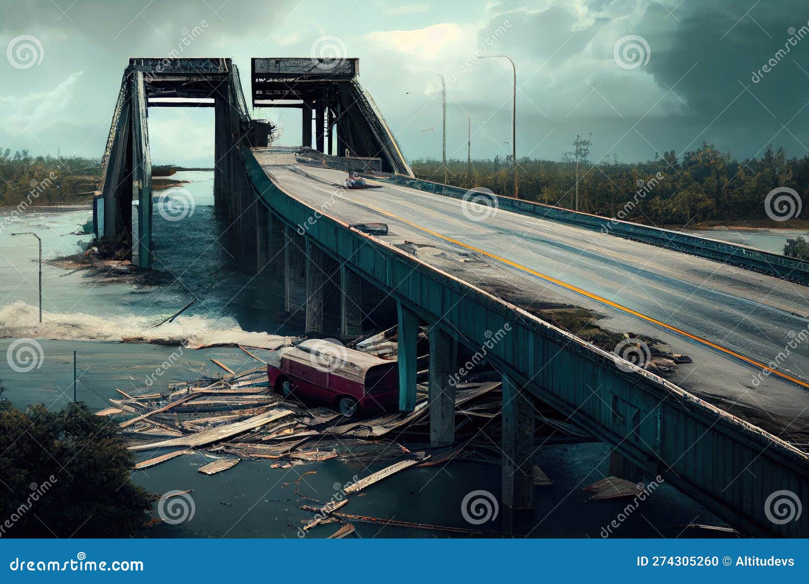 Large-scale Disaster and after Consequences of Hurricane on Roads and ...