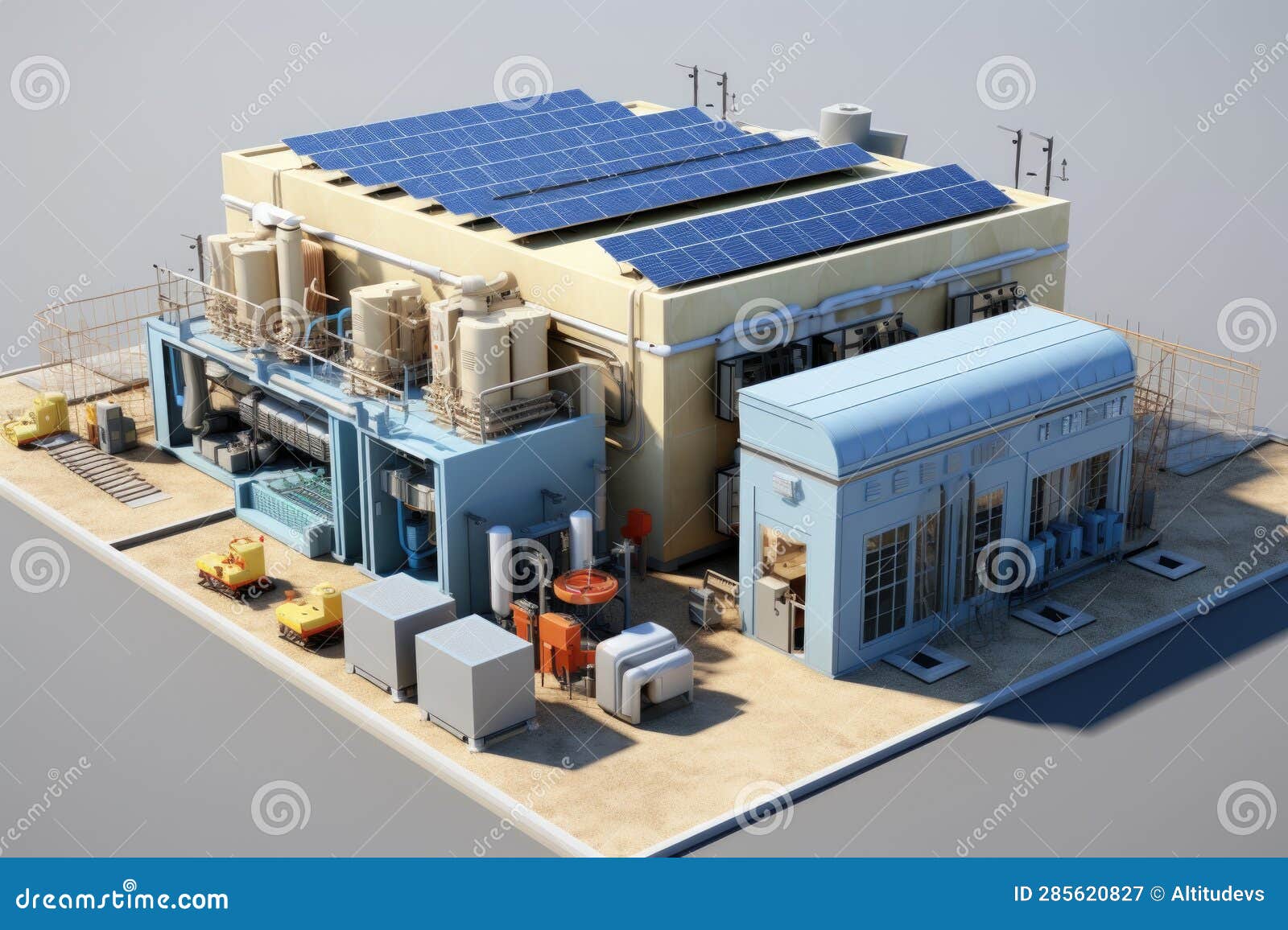 Large Scale Energy Storage System Blueprint Stock Image - Image of ...