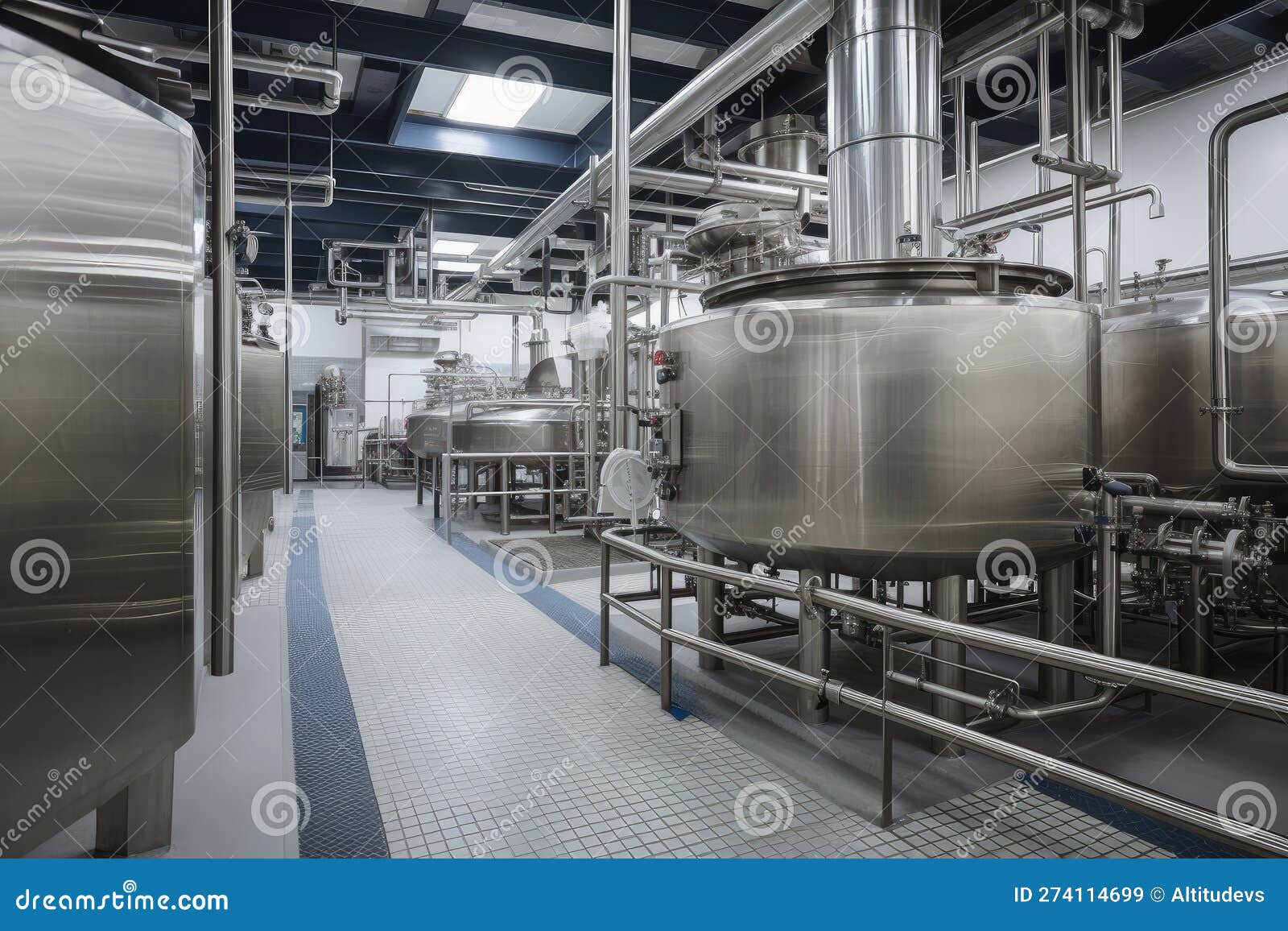 Large-scale Extraction and Processing Facility, with Sophisticated ...