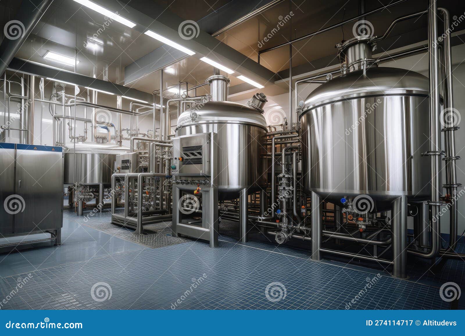Large-scale Extraction and Processing Facility, with Sophisticated ...