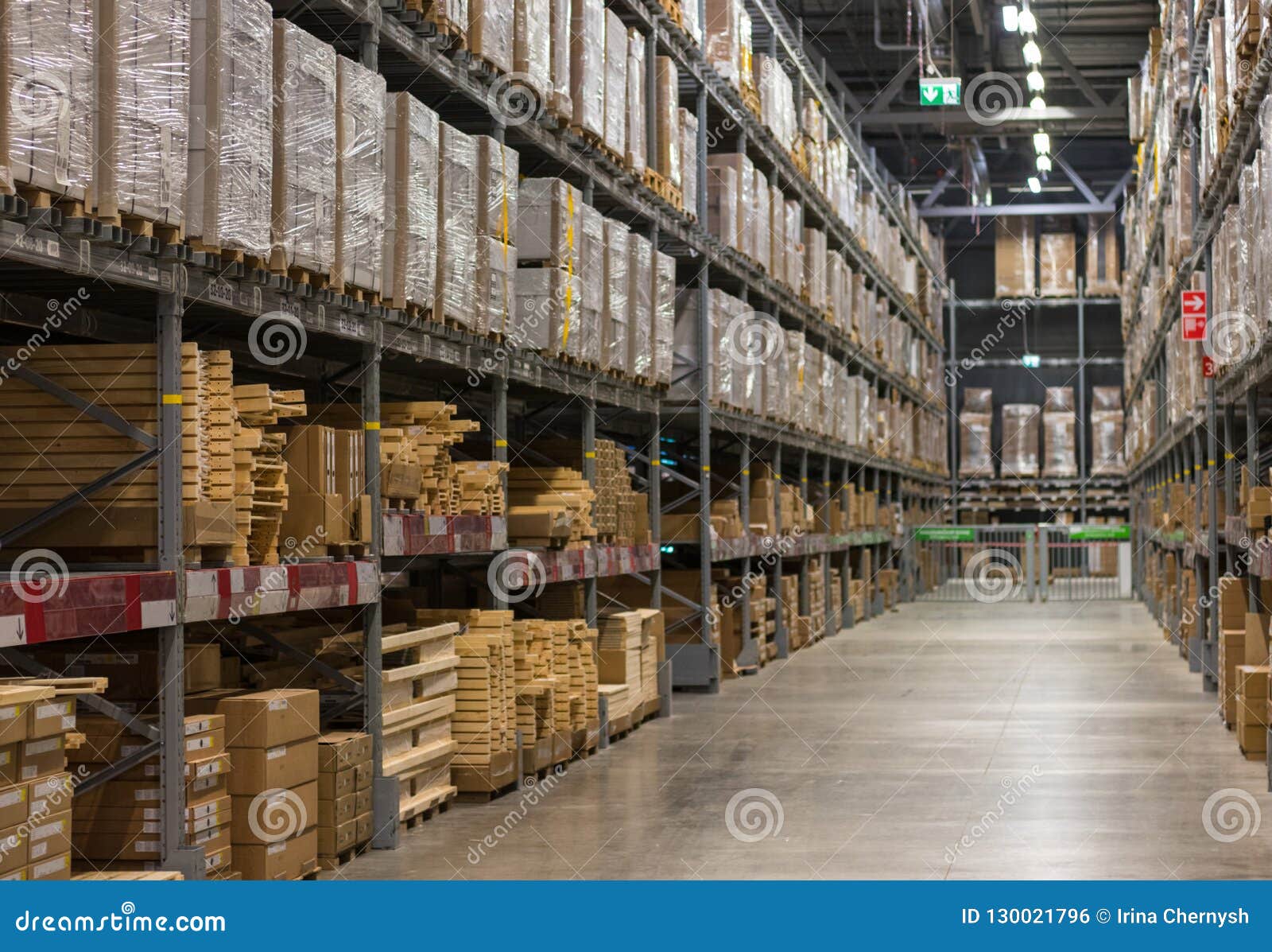 Large-scale Warehouse in Russia Stock Photo - Image of organized ...