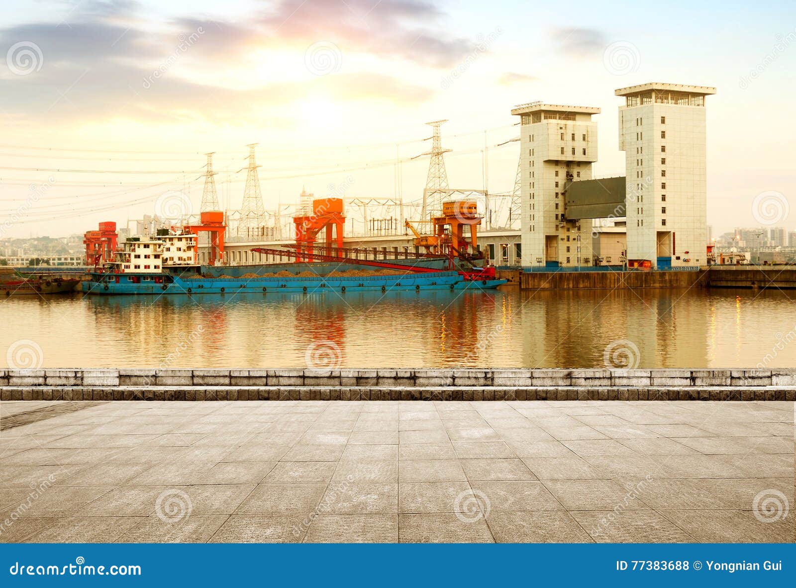 Large-scale Water Conservancy Projects: Gezhouba Stock Photo - Image of ...