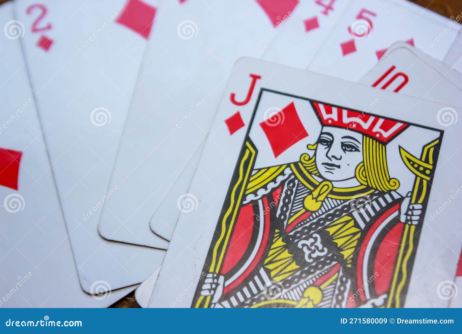 A Large Scattering of Playing Cards Stock Image - Image of large ...