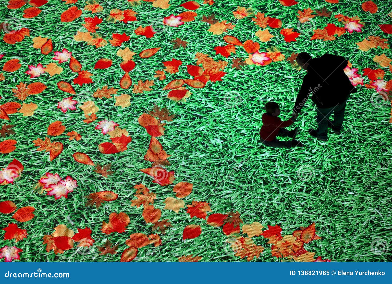 Large Screen Augmented Reality Experience on the Floor. Digital Light ...