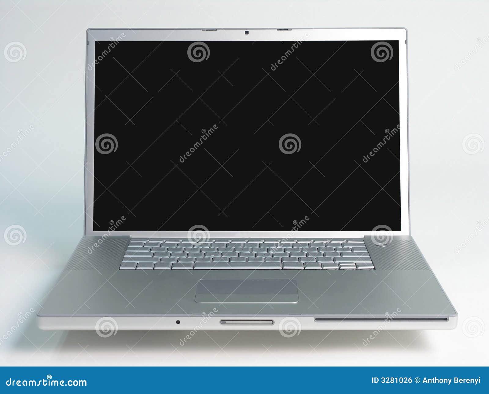 Large screen laptop 04 stock photo. Image of isolated - 3281026