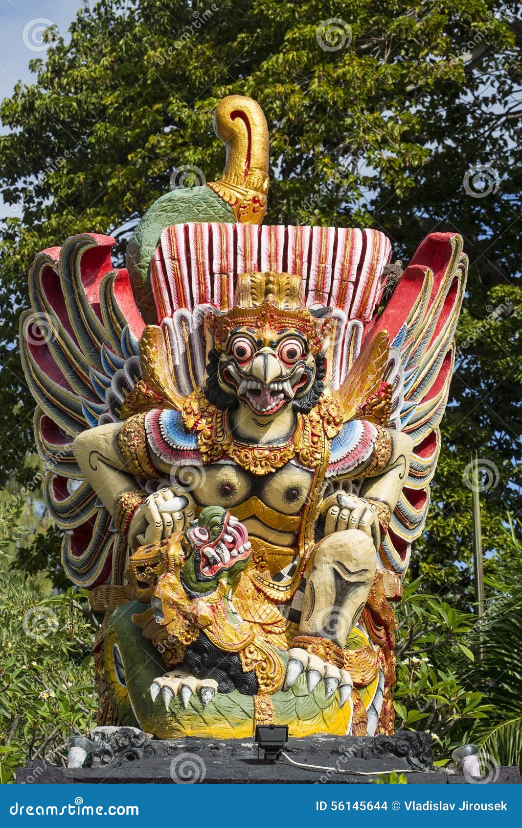 Large Sculpture of a Bird Garula, Bali, Indonesia Stock Photo - Image ...
