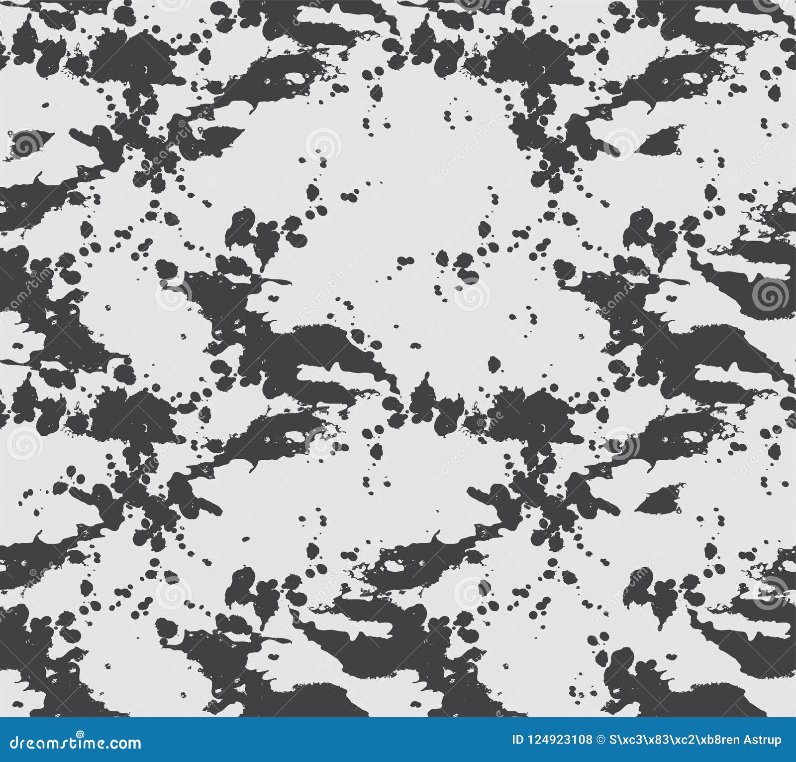 Large Seamless Ink Stain Repeat Pattern Stock Vector - Illustration of ...