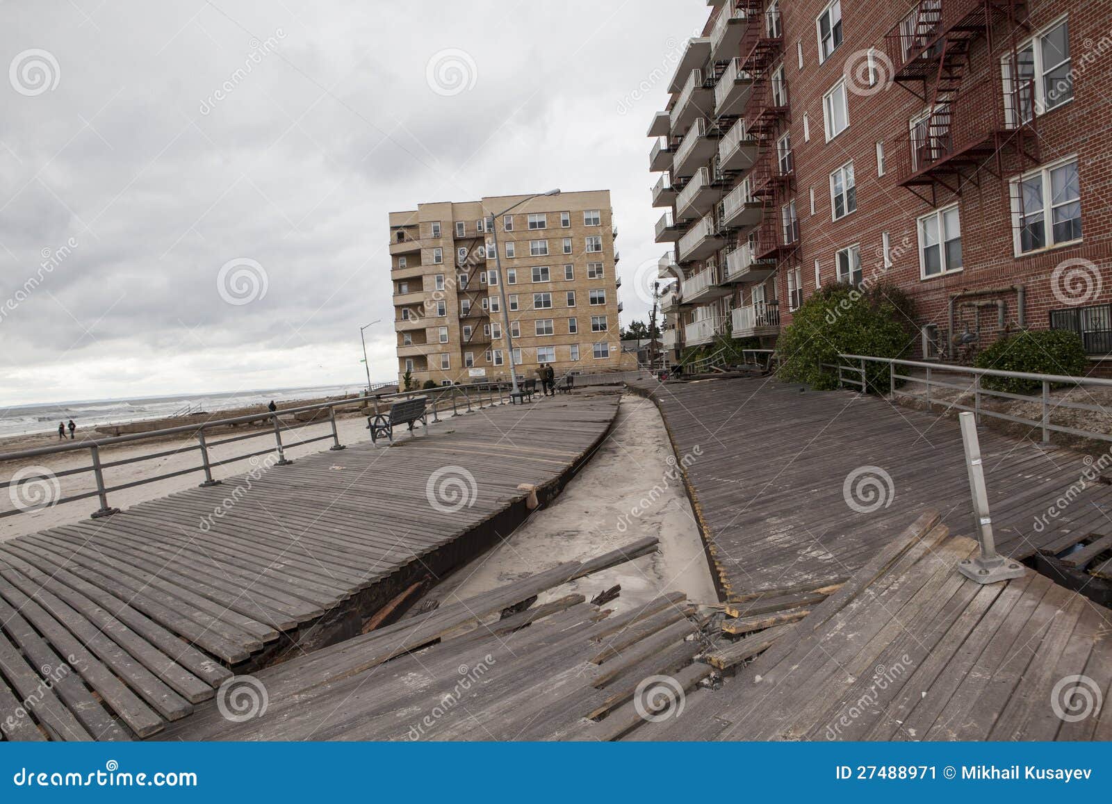 Large Section of the Iconic Boardwalk Was Editorial Photo - Image of ...
