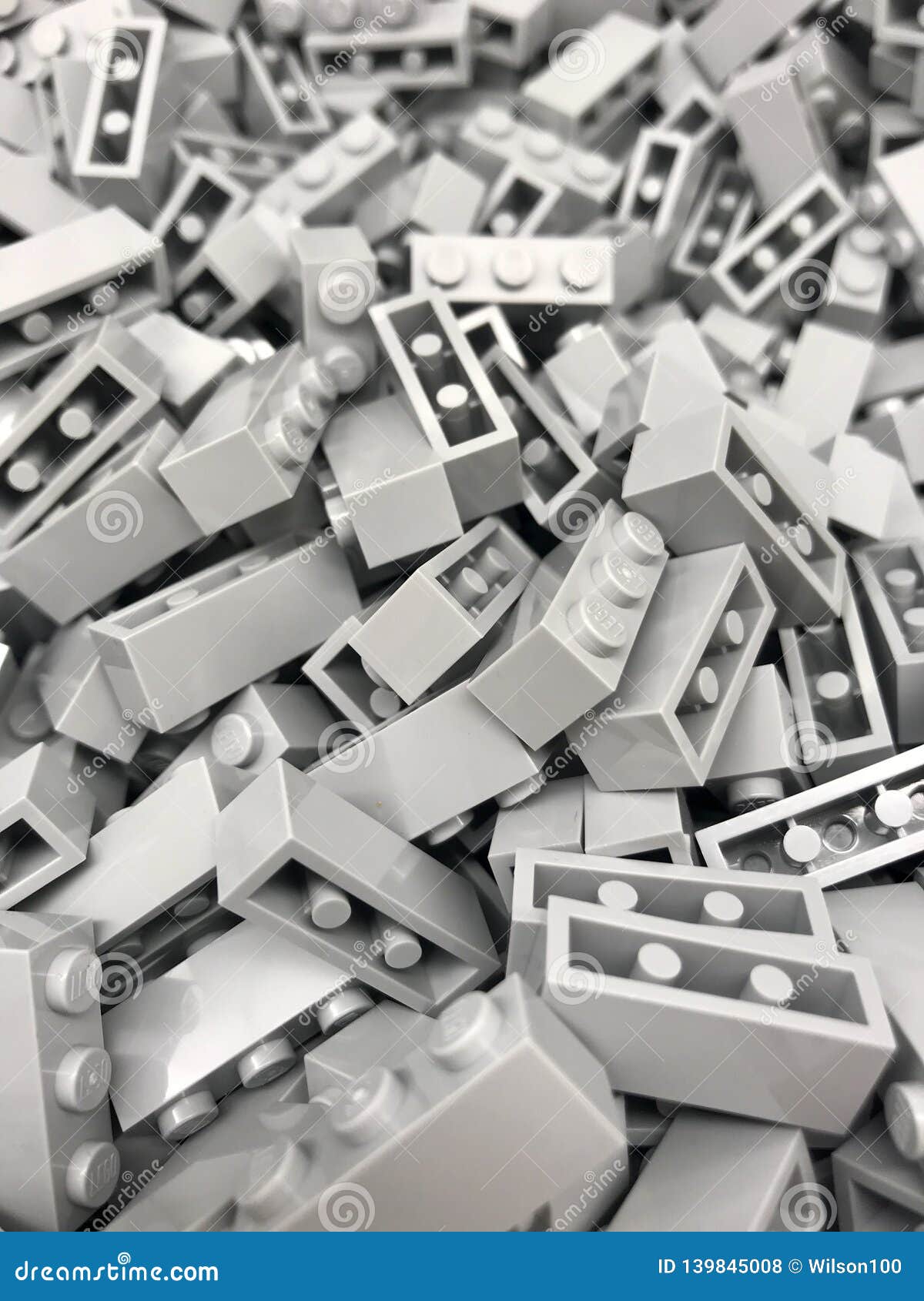 Large Selection of Grey Lego Bricks Editorial Stock Photo - Image of ...