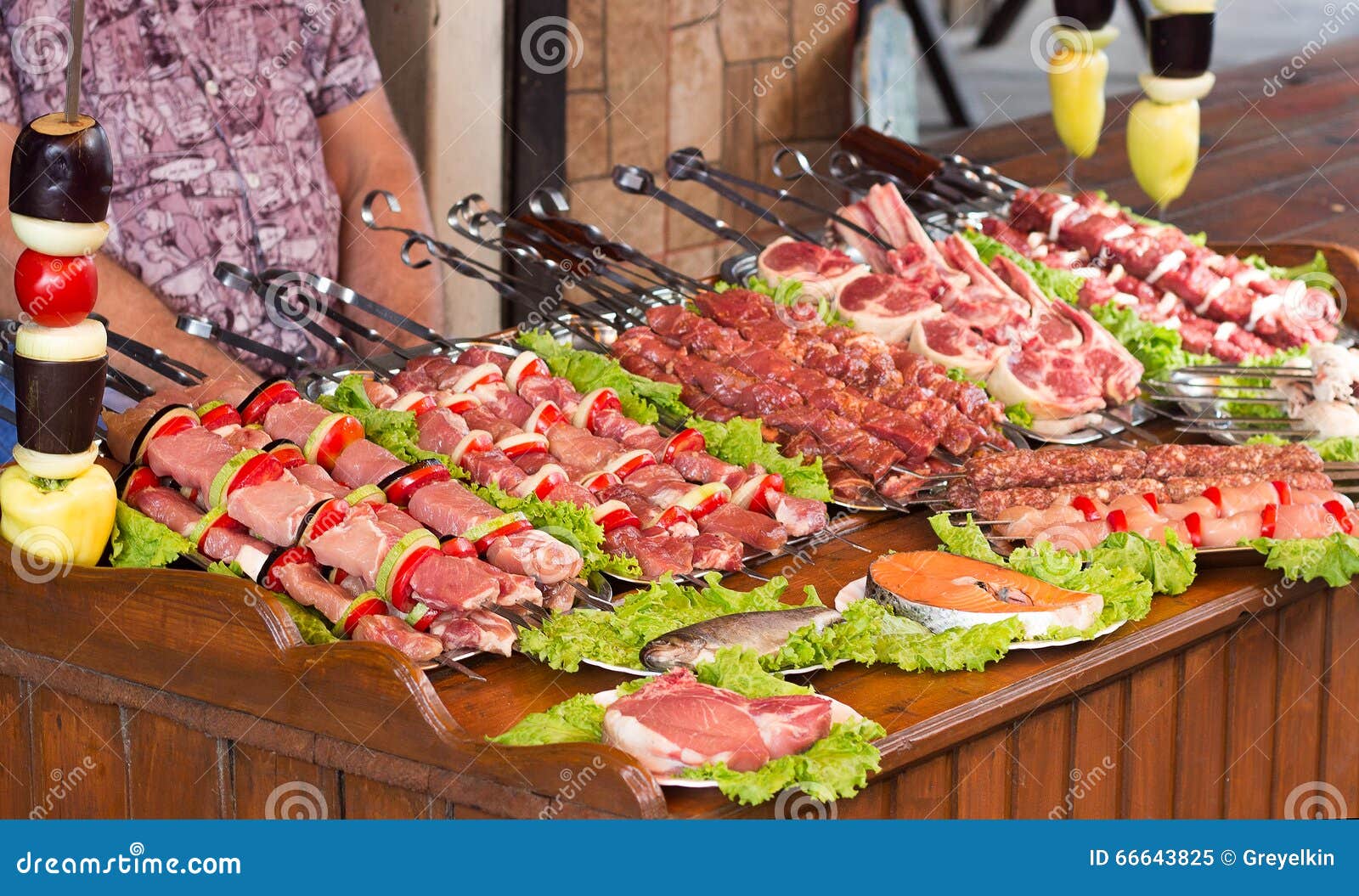 A Large Selection of Meat Products Stock Image - Image of grill, fillet ...