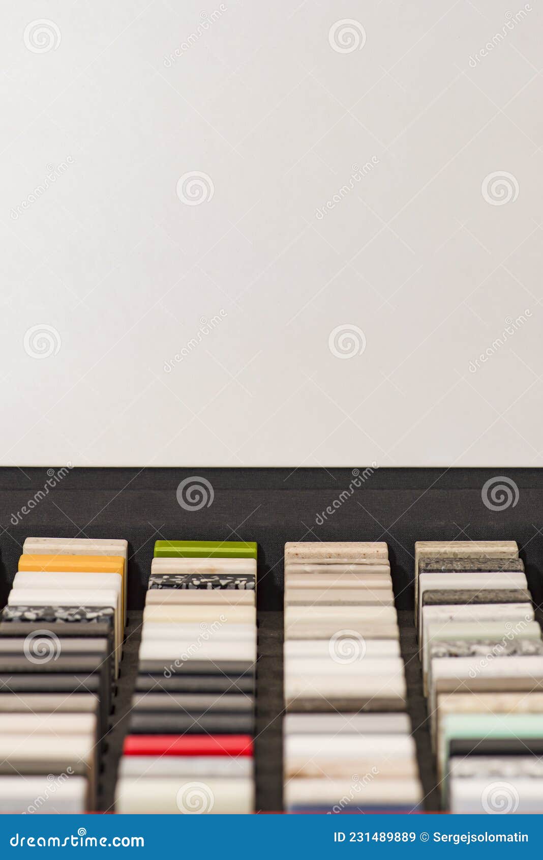 Large Selection of Stone Samples for Countertops and Floors. Pieces of ...