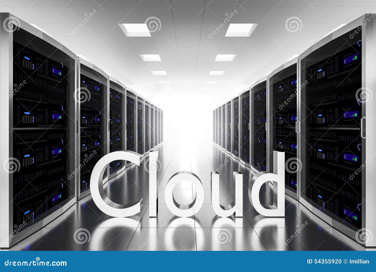 Large Server Room Datacenter Cloud Symbol Illustration Stock ... Large Server Room Datacenter Cloud Symbol Illustration Stock ...